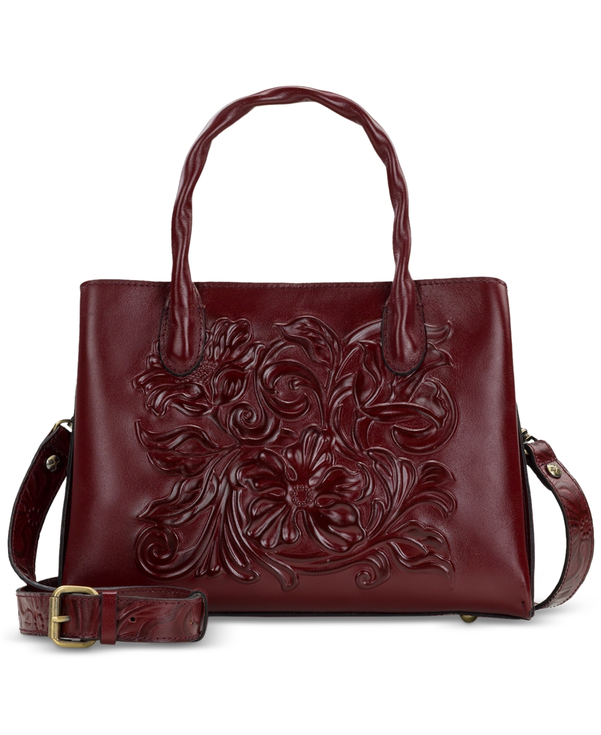 Click here for Patricia Nash Genovese Medium Leather Top Handle B... prices