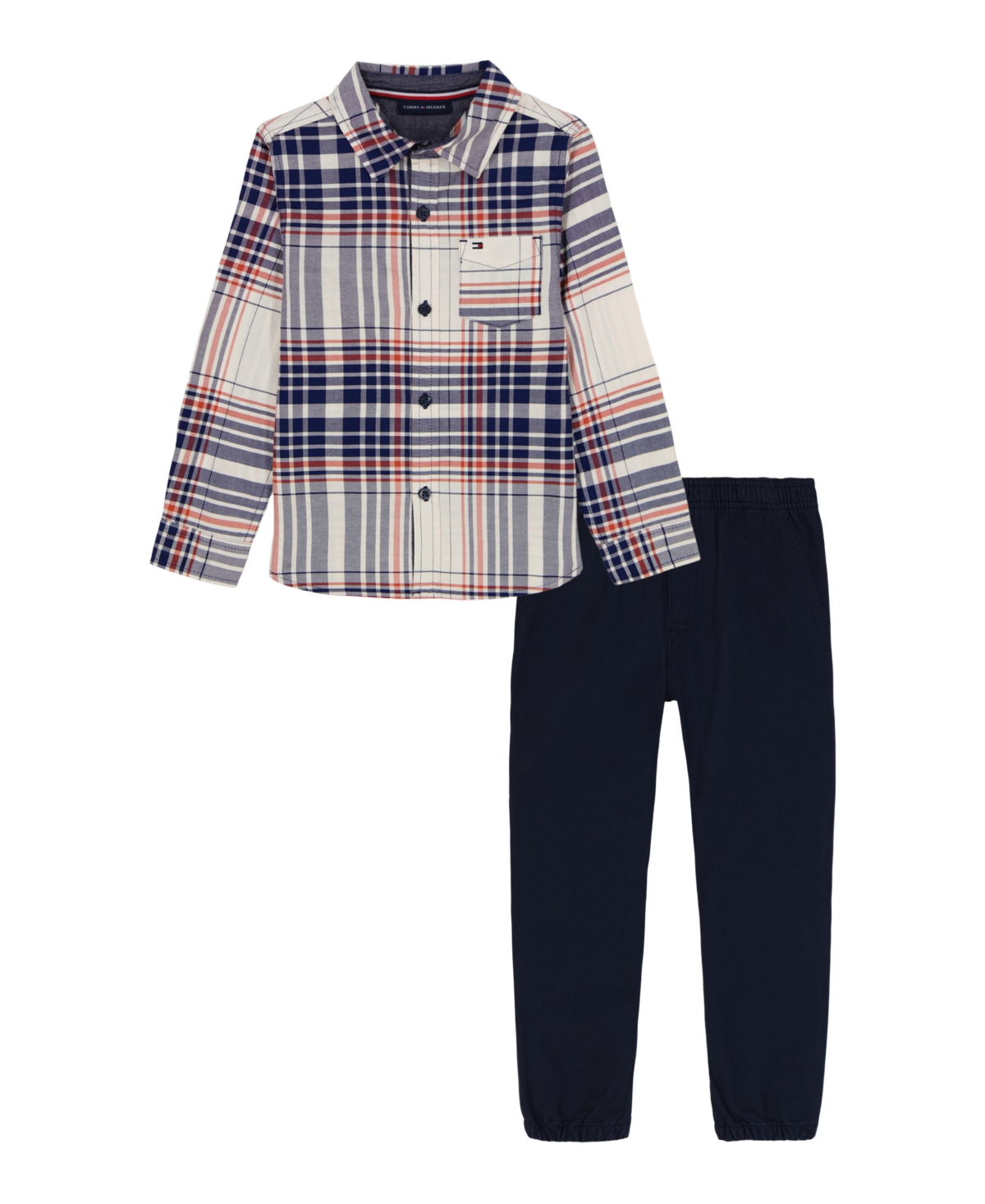 Click here for Tommy Hilfiger Toddler Boys 2-Piece Chambray Trim... prices