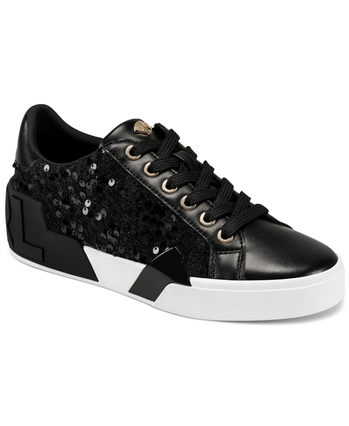 Click here for Karl Lagerfeld Paris Womens Melora Lace-Up Sneaker... prices