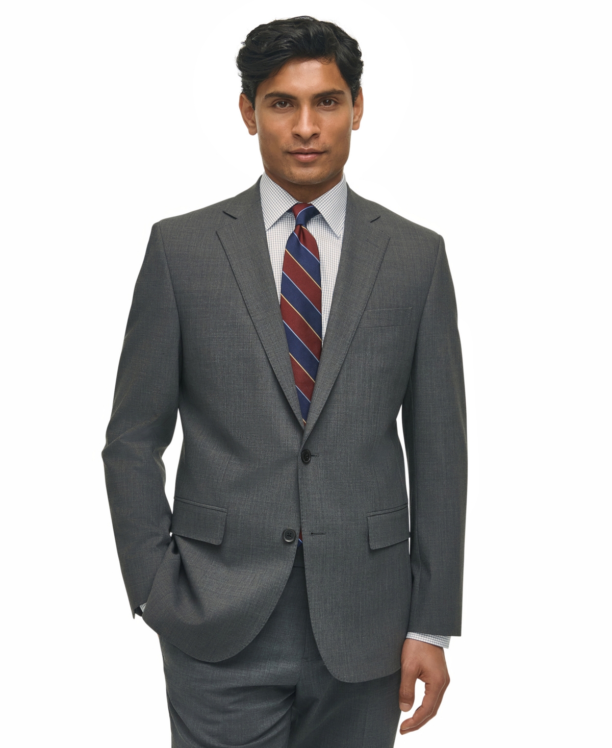 Click here for B by Brooks Brothers Mens Classic-Fit Stretch Wool... prices