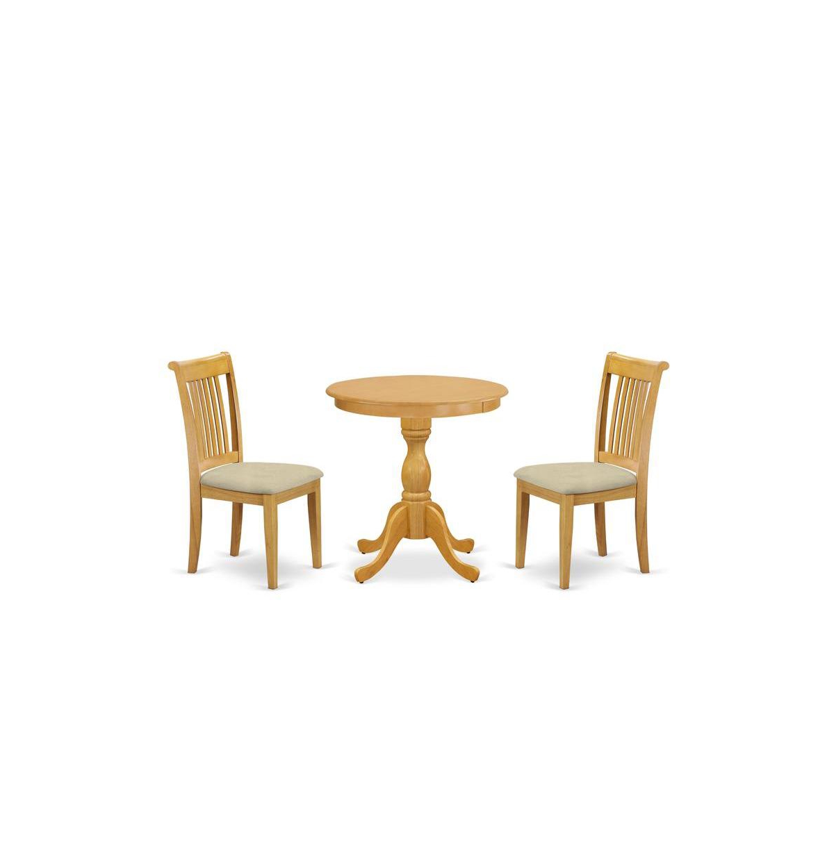 Click here for East West Furniture 3-Pc Dining Room Table Set - 2... prices