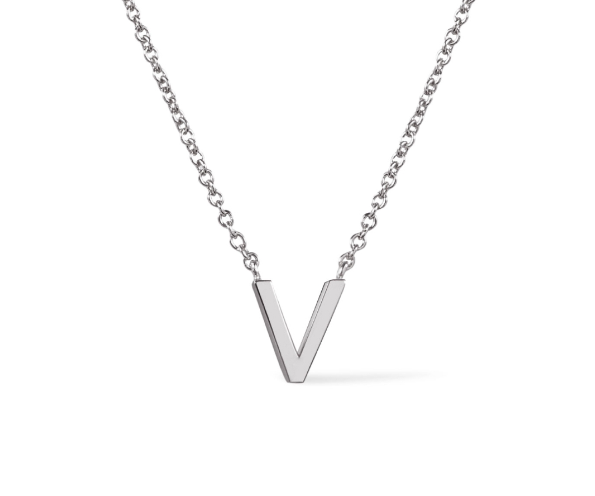 Click here for Ana Luisa Silver Initial Necklace - Letter Necklac... prices