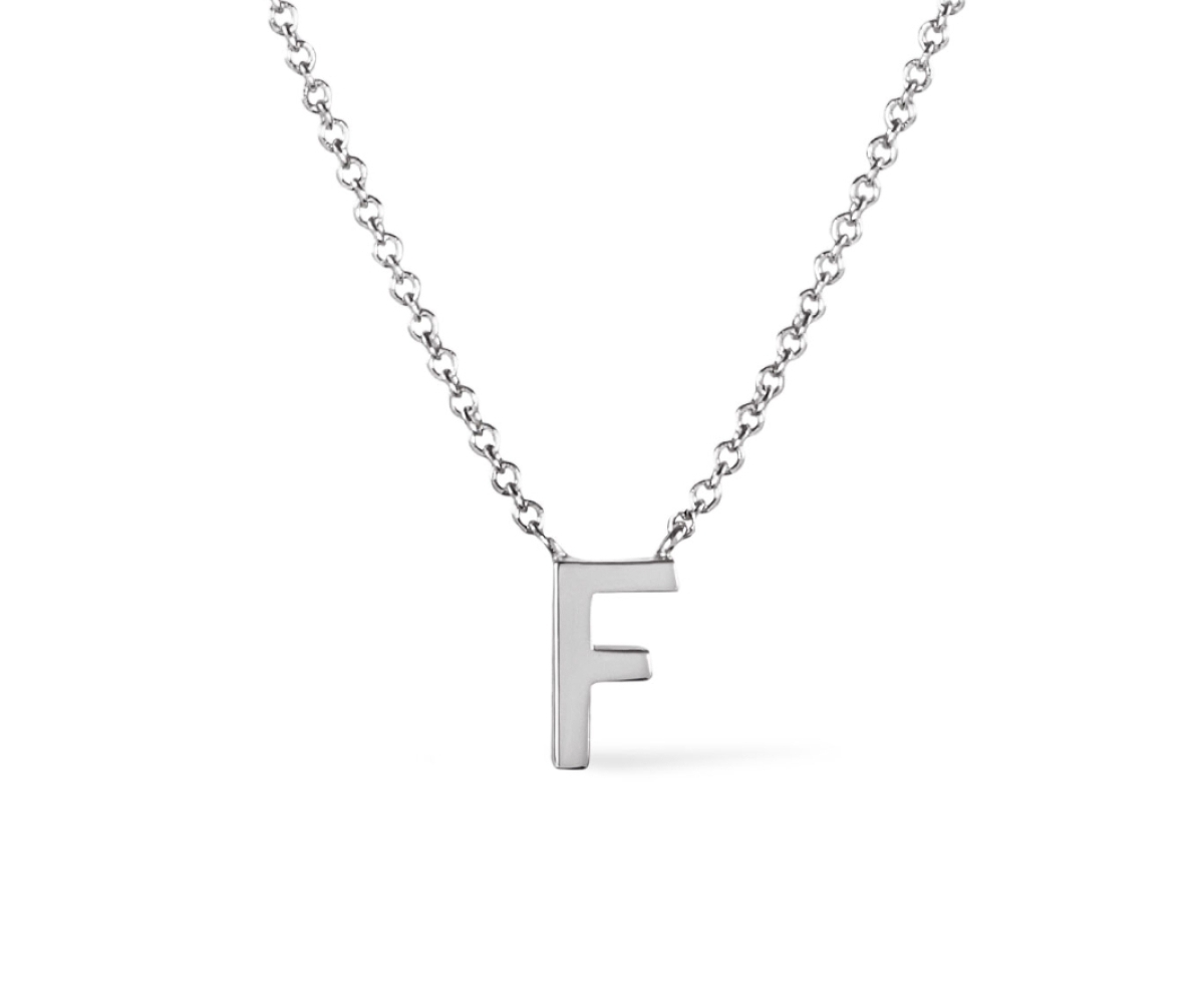 Click here for Ana Luisa Silver Initial Necklace - Letter Necklac... prices