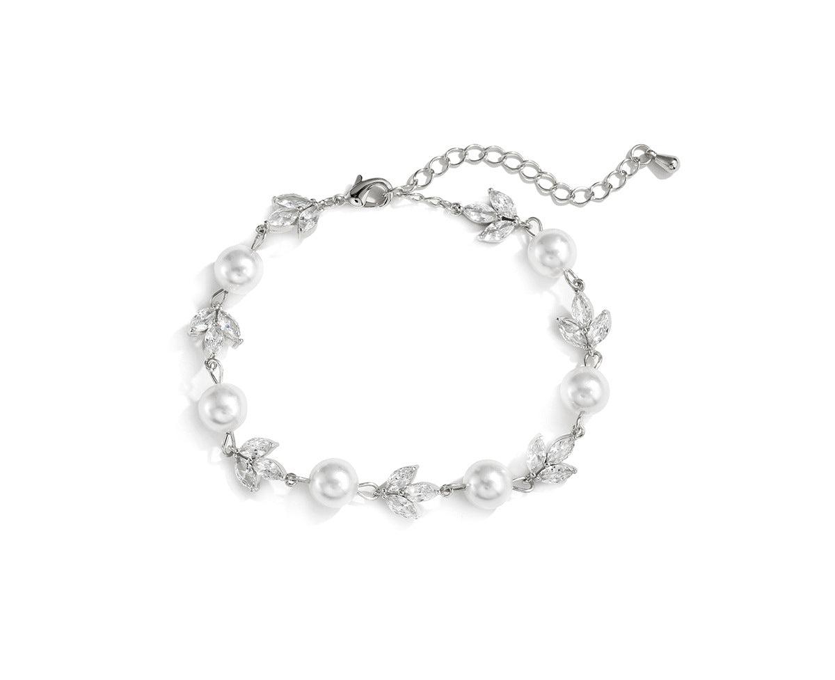 Click here for Untamed Petals Forever Pearl and Crystal Bracelet... prices