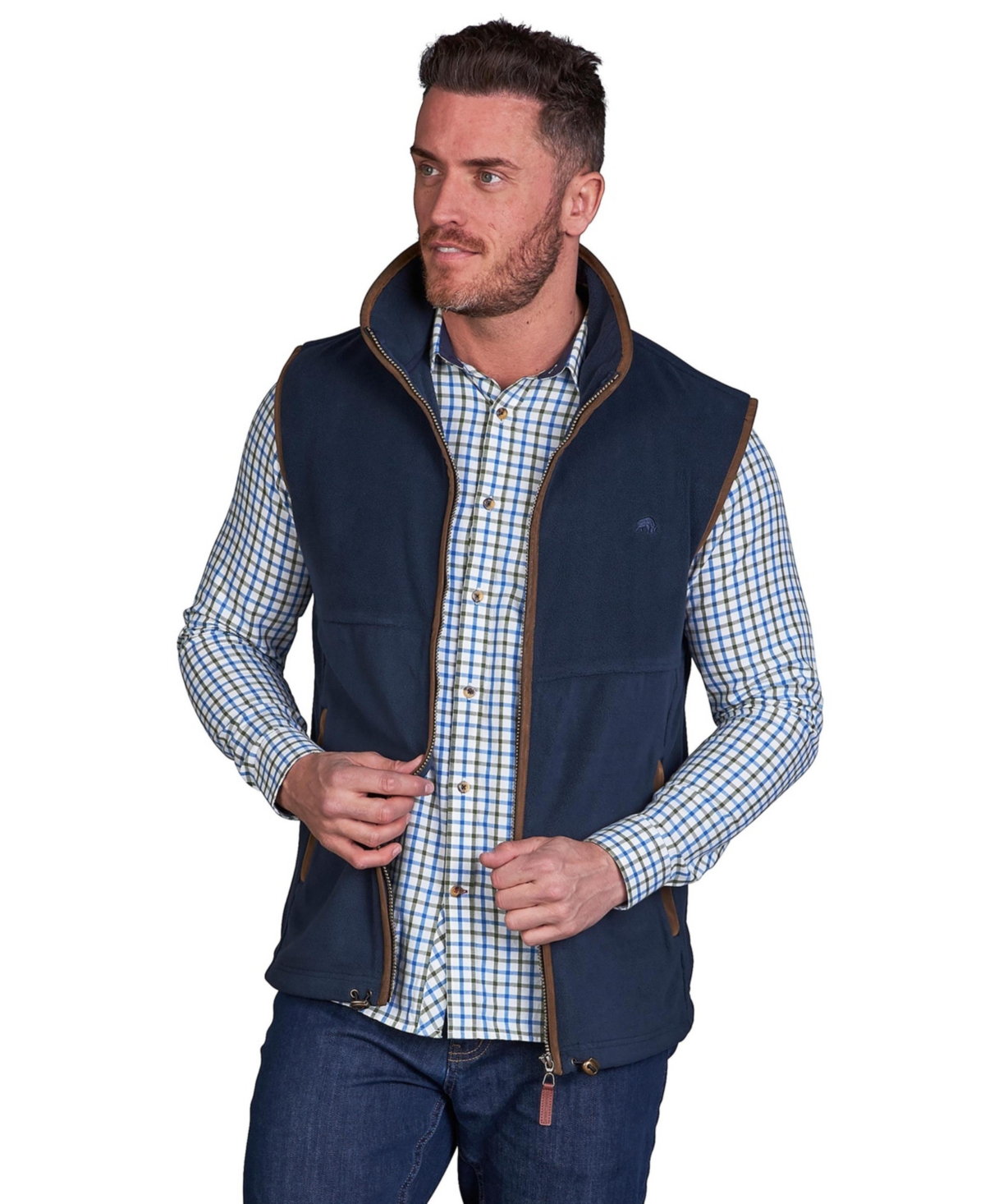 Click here for Raging Bull Fleece Gilet - Navy prices