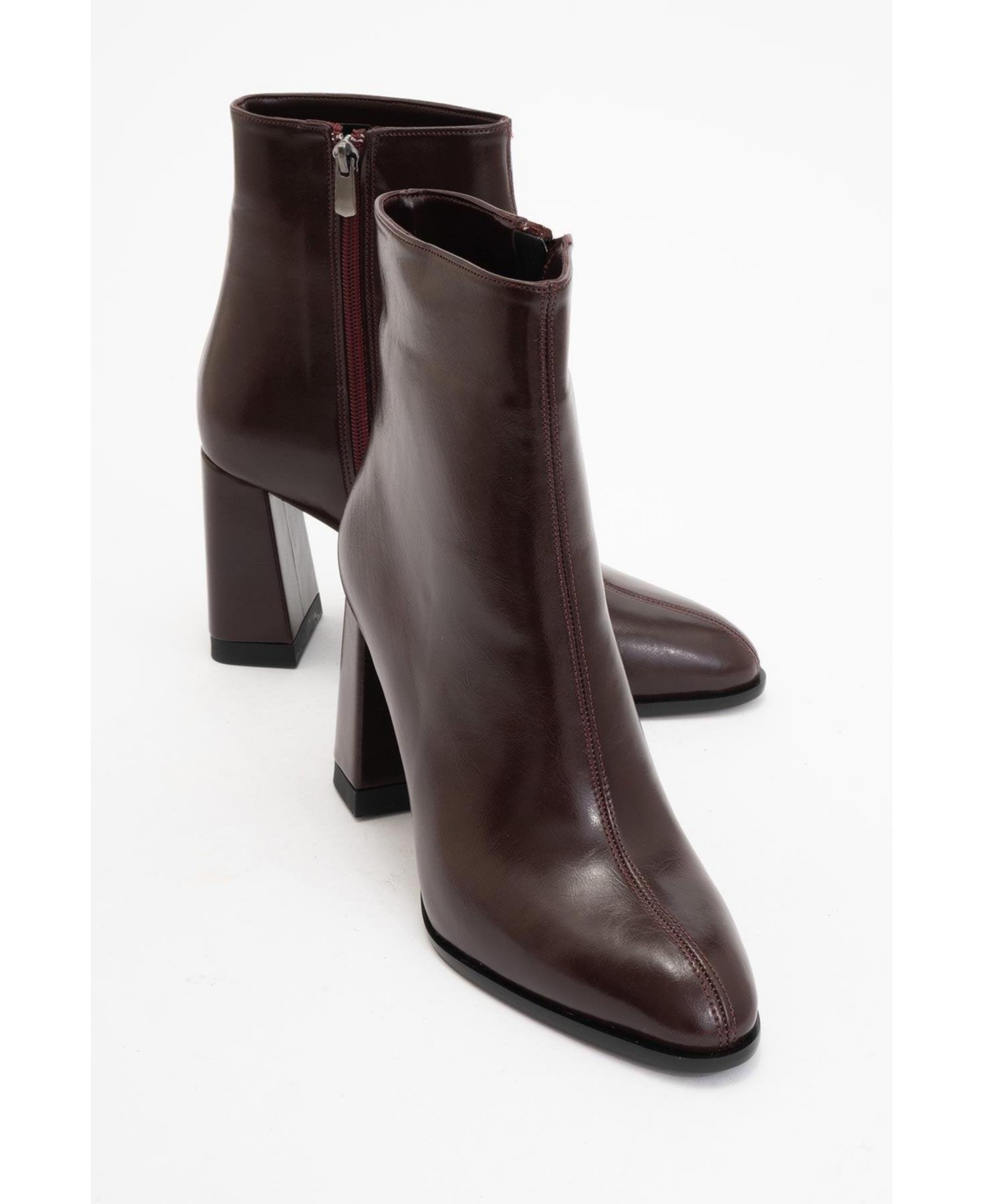 Click here for Prologue Shoes Jewel High Heel Boot - Burgundy fau... prices