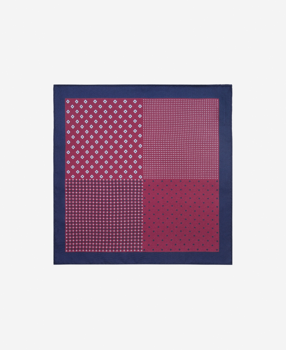Click here for Mango Mens Silk Pocket Square - Burgundy prices