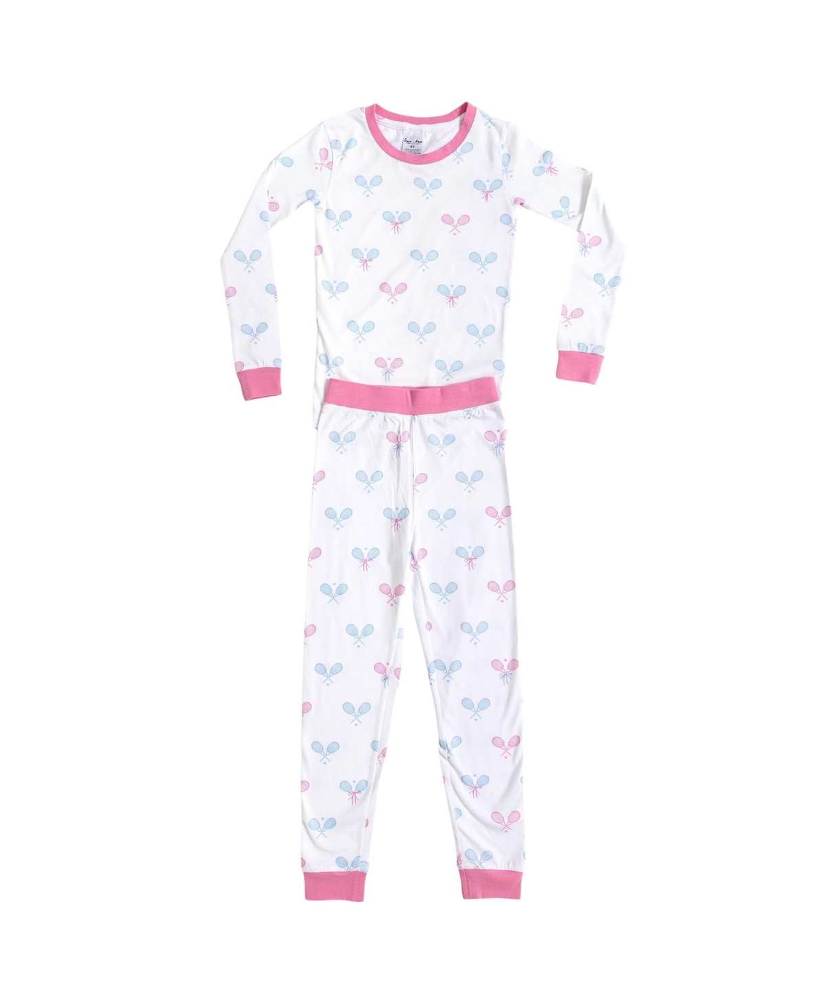 Click here for Sant and Abel Kids Tennis Long Pj Set - Tennis bow... prices