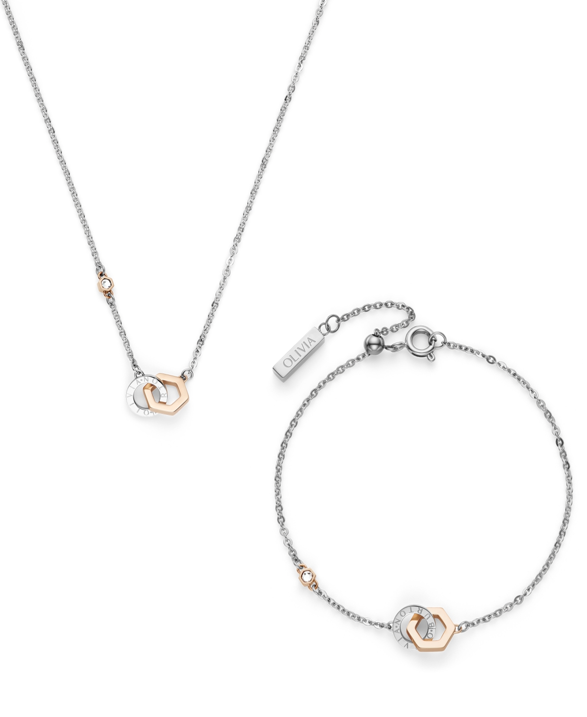 Click here for Olivia Burton Interlink Two Tone Stainless Steel G... prices