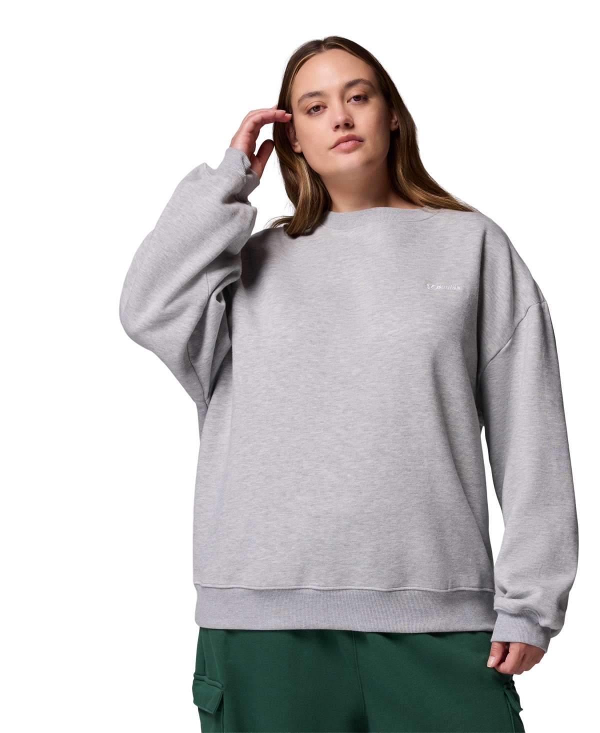 Click here for Columbia Plus Size Aldermore Crewneck Sweatshirt -... prices