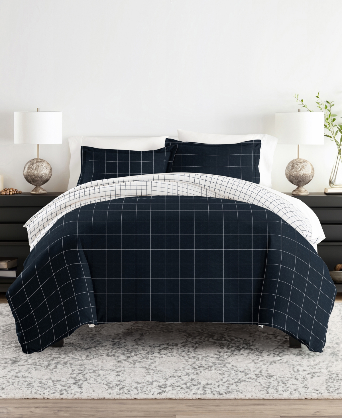 Click here for ienjoy Home Timeless Pattern Reversible 3-Pc. Duve... prices