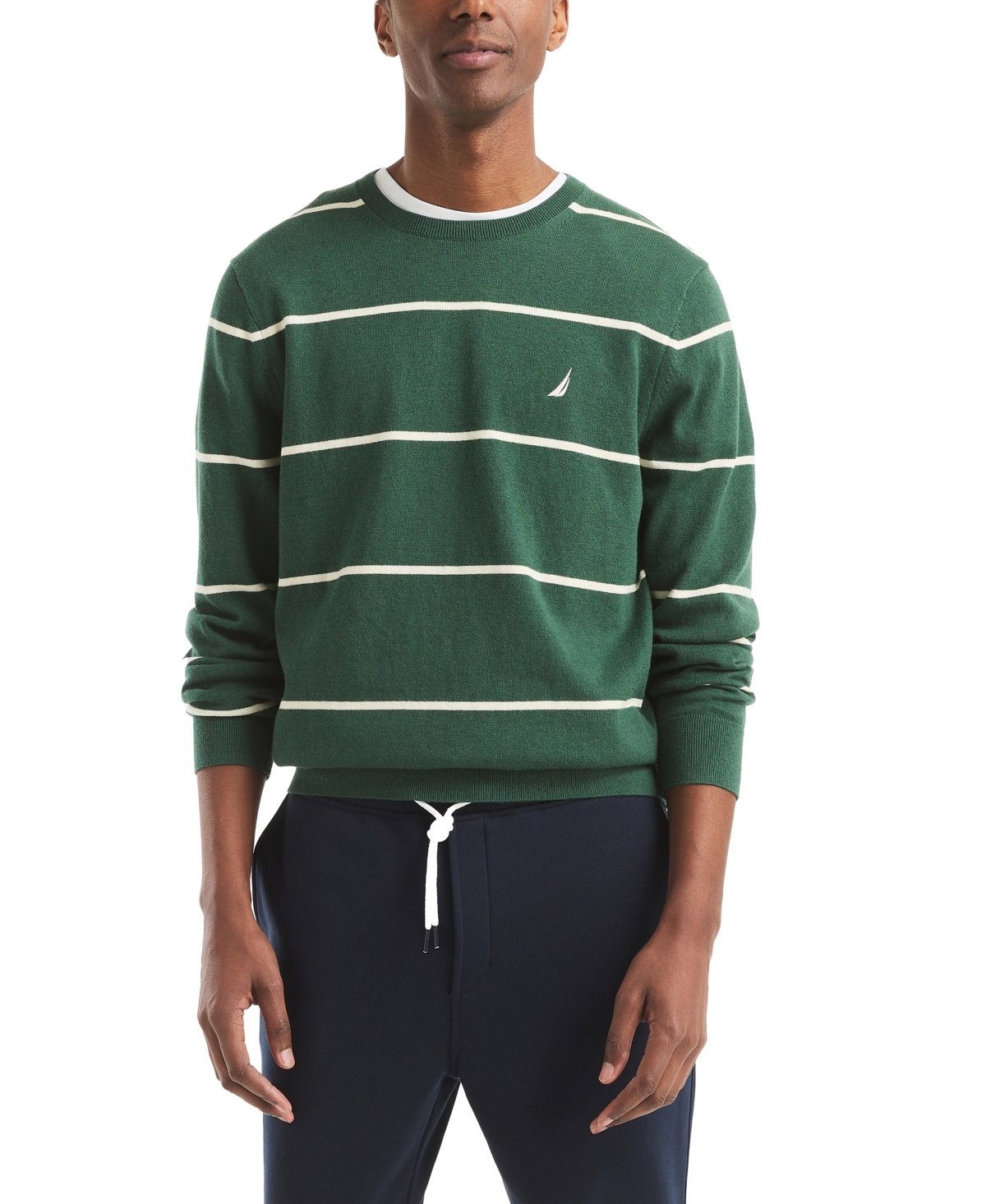 Click here for Nautica Mens Performance Striped Crewneck Sweater... prices