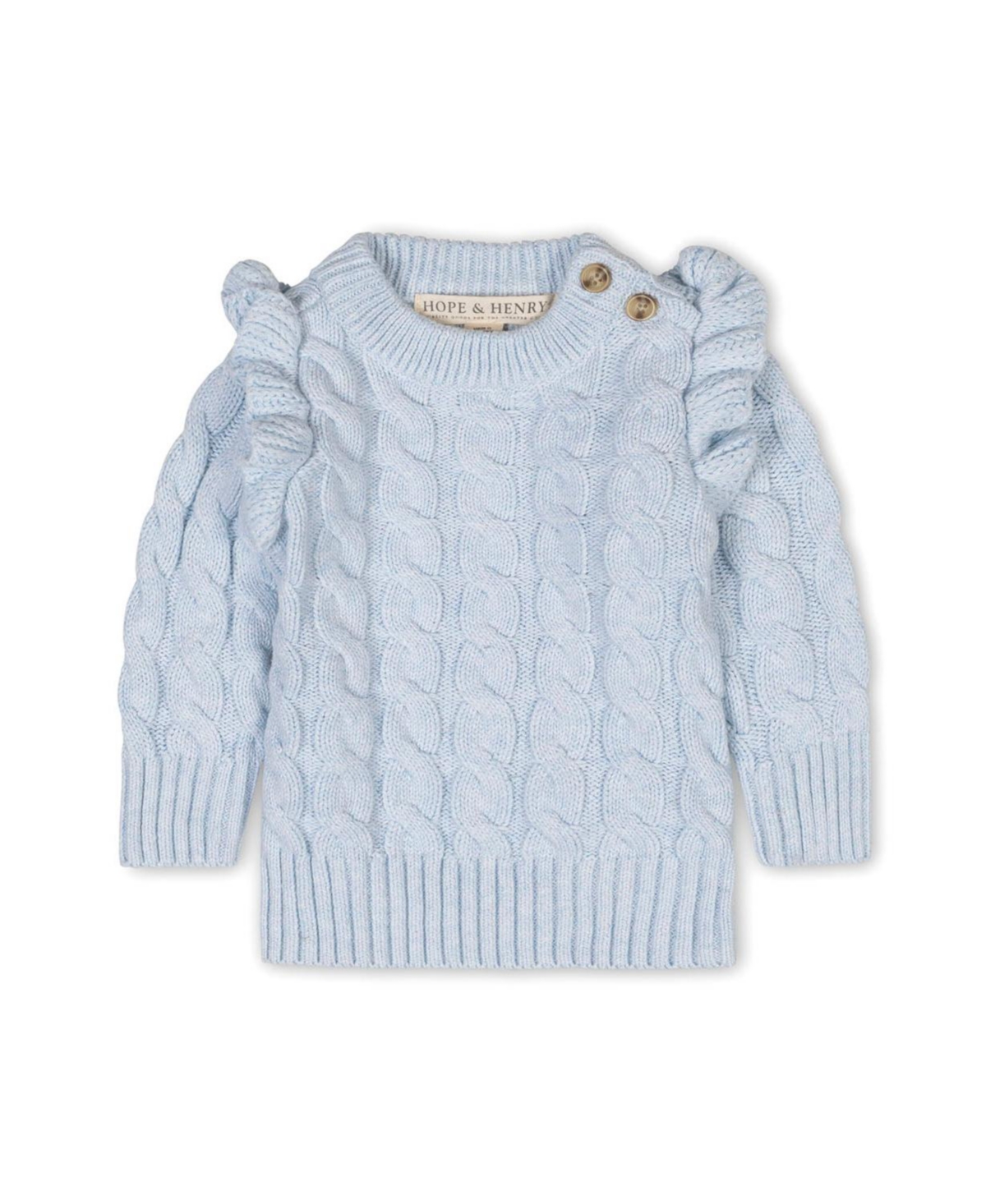 Click here for Hope & Henry Baby Girls Organic Long Sleeve Mock N... prices