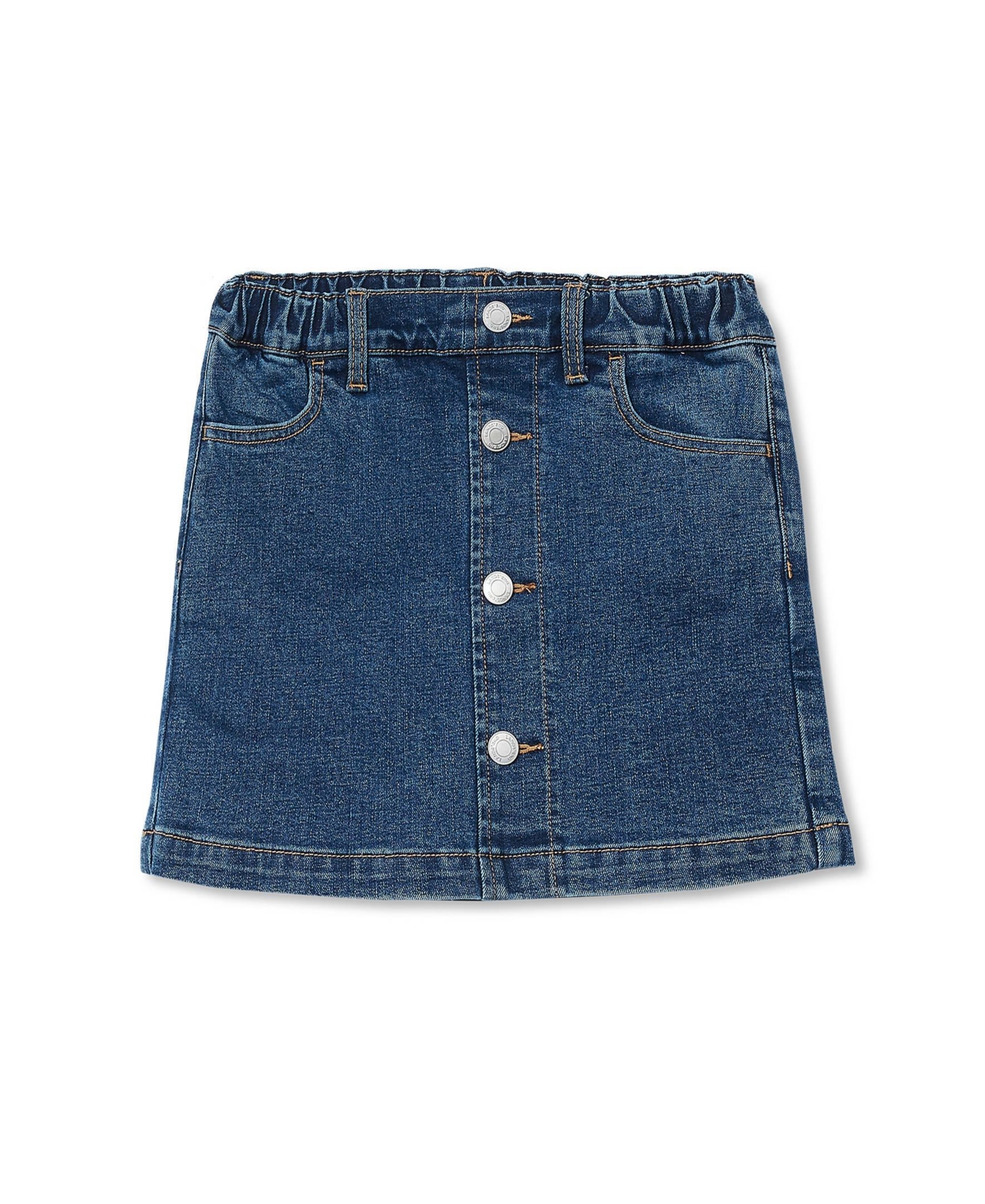 Click here for Lands End Girls Denim Skort - Grand blue prices