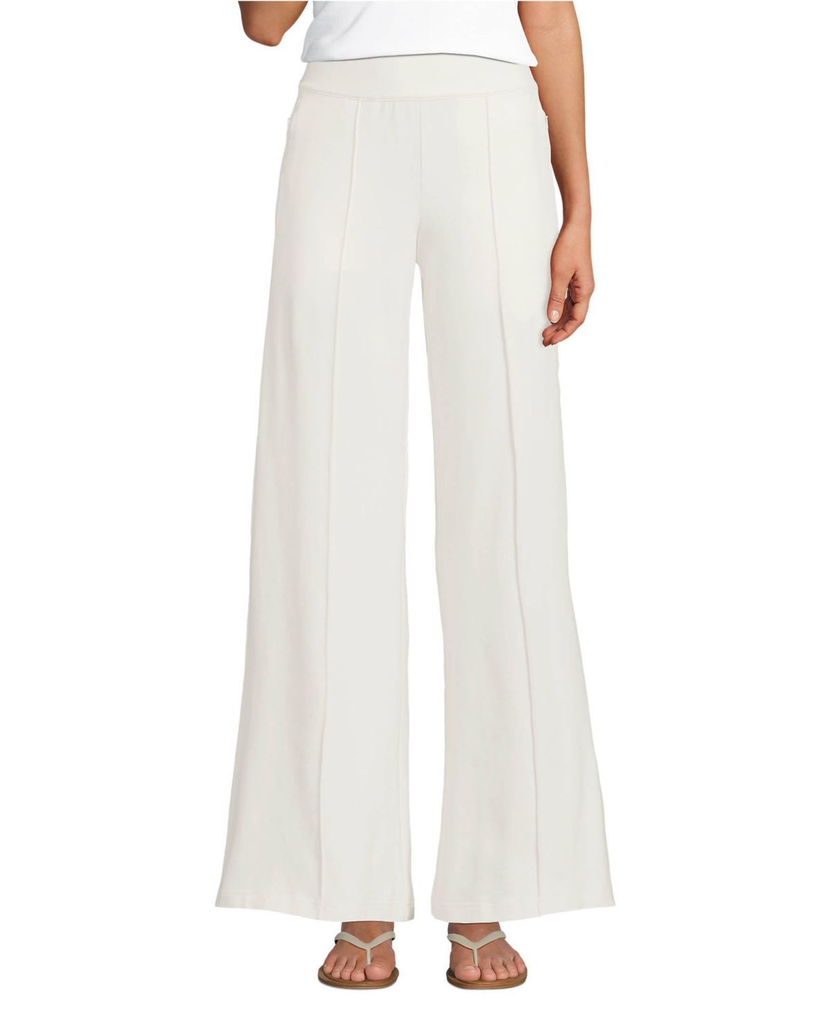 Click here for Lands End Womens Starfish High Rise Palazzo Pants... prices