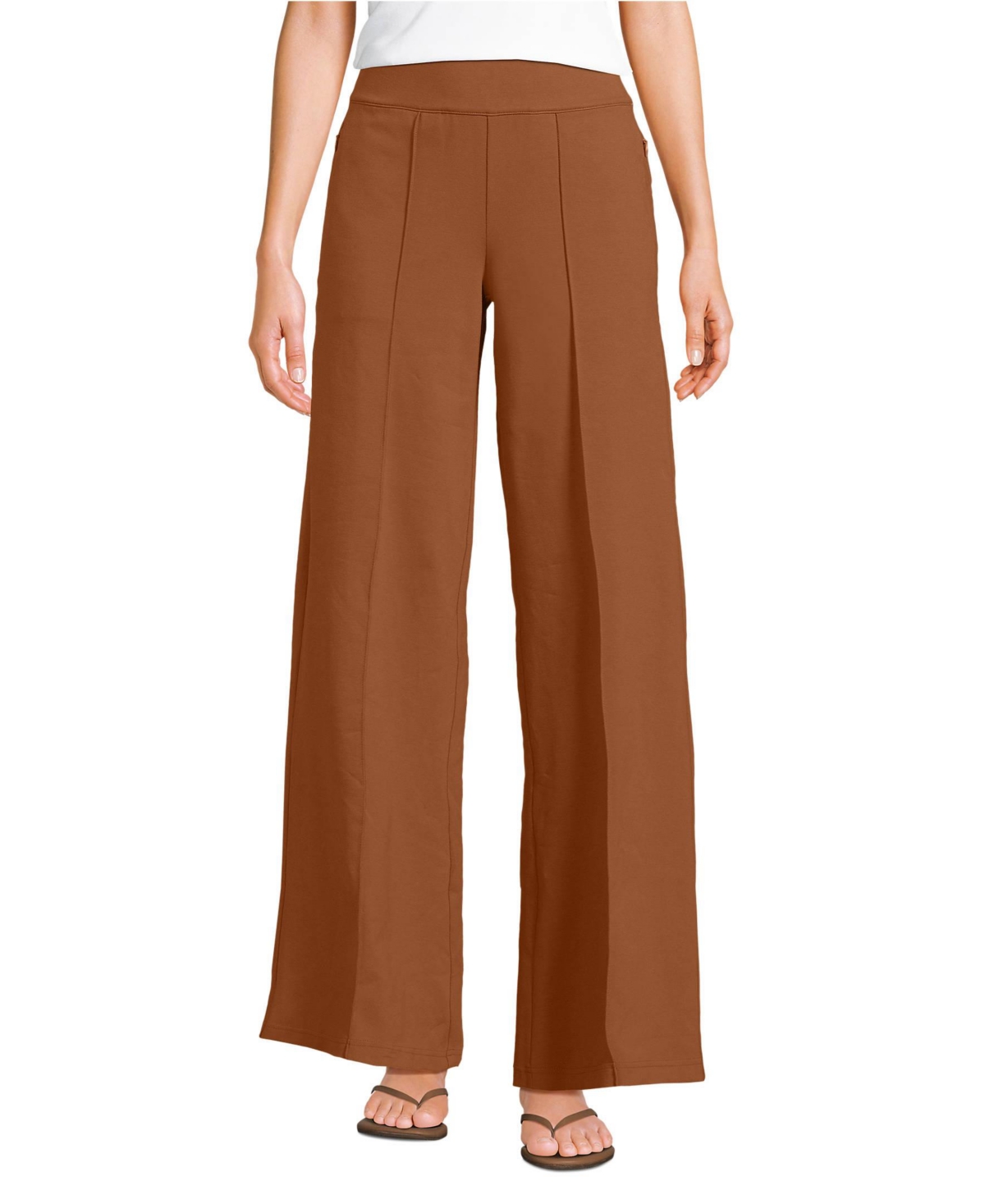 Click here for Lands End Womens Starfish High Rise Palazzo Pants... prices