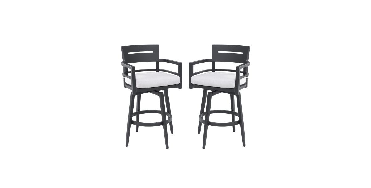 Click here for Flynama Modern 2-Piece Aluminum Swivel Bar Chair S... prices