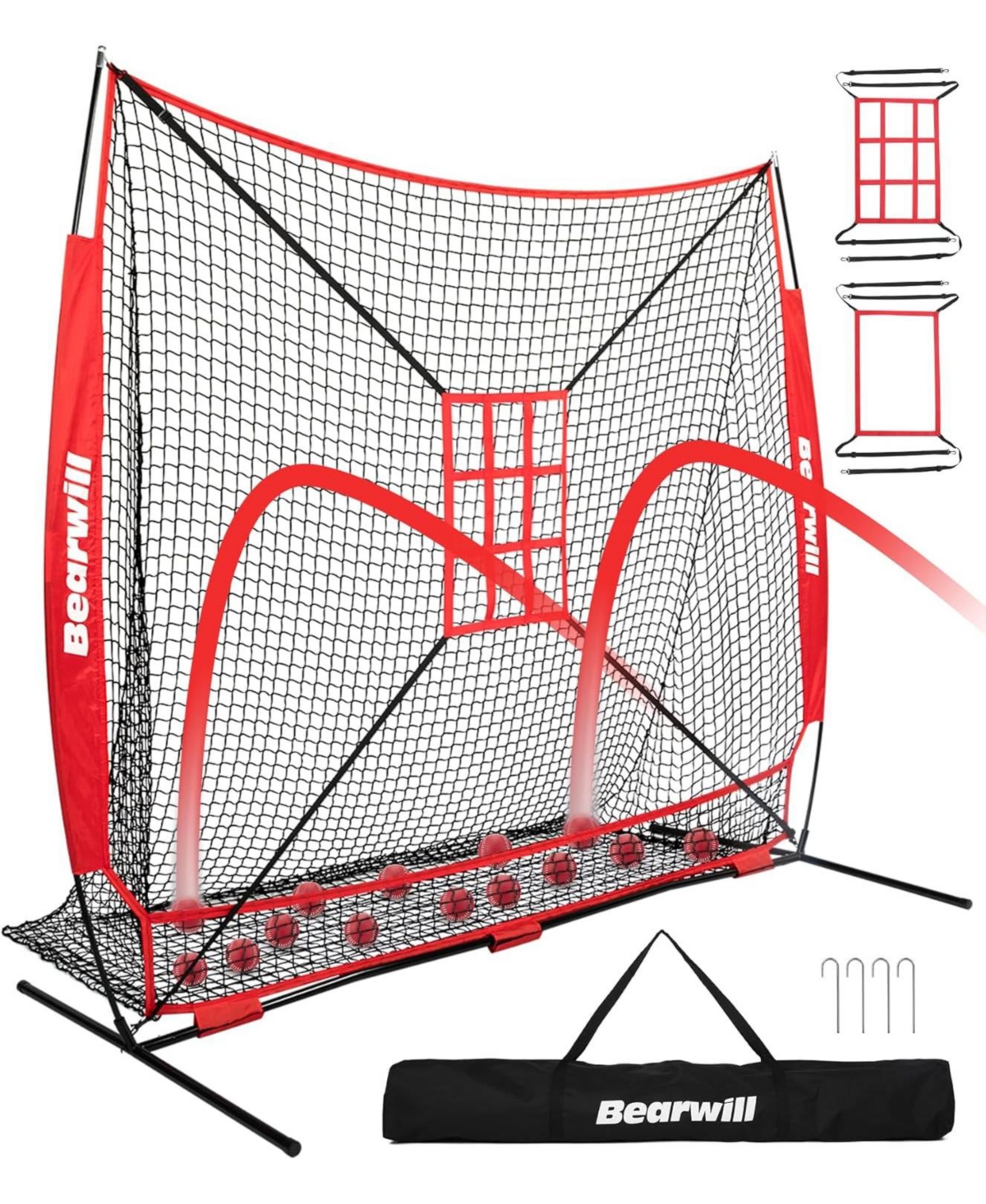 Click here for Bearwill 7x7ft Baseball & Softball Net - Pitching... prices