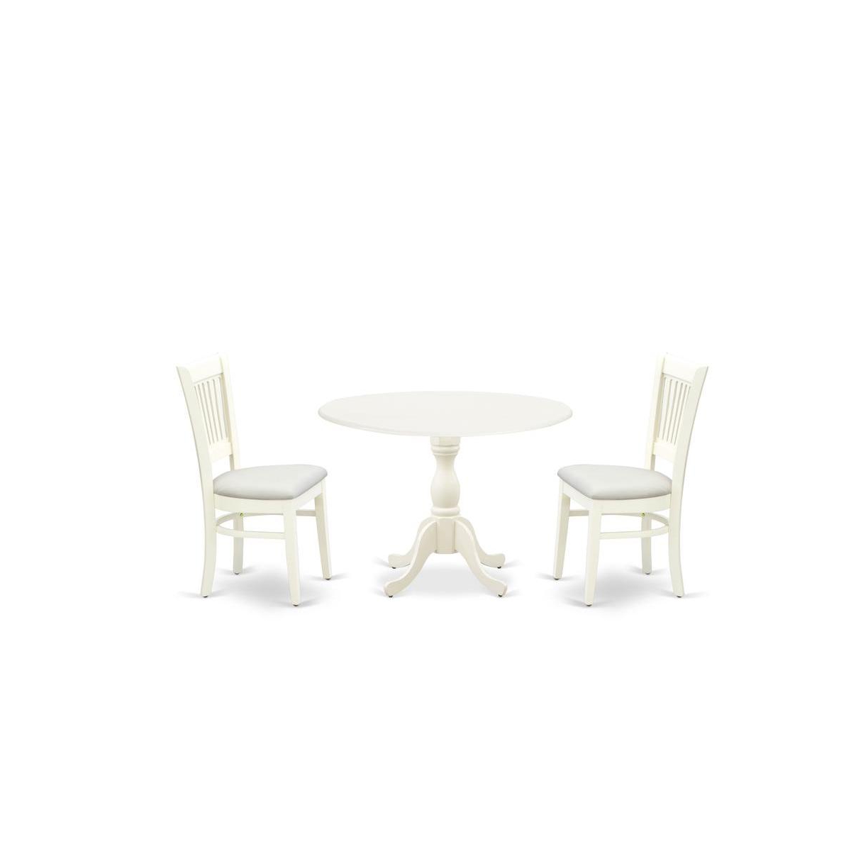 Click here for East West Furniture 3-Piece Modern Dining Table Se... prices