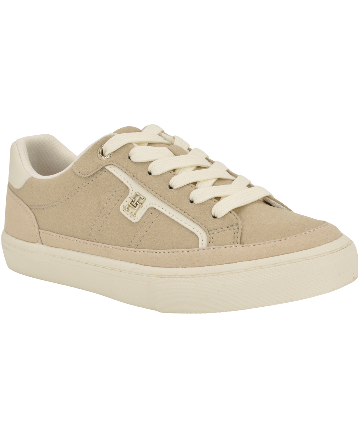 Click here for Tommy Hilfiger Womens Lencet Lace-Up Sneakers - Iv... prices