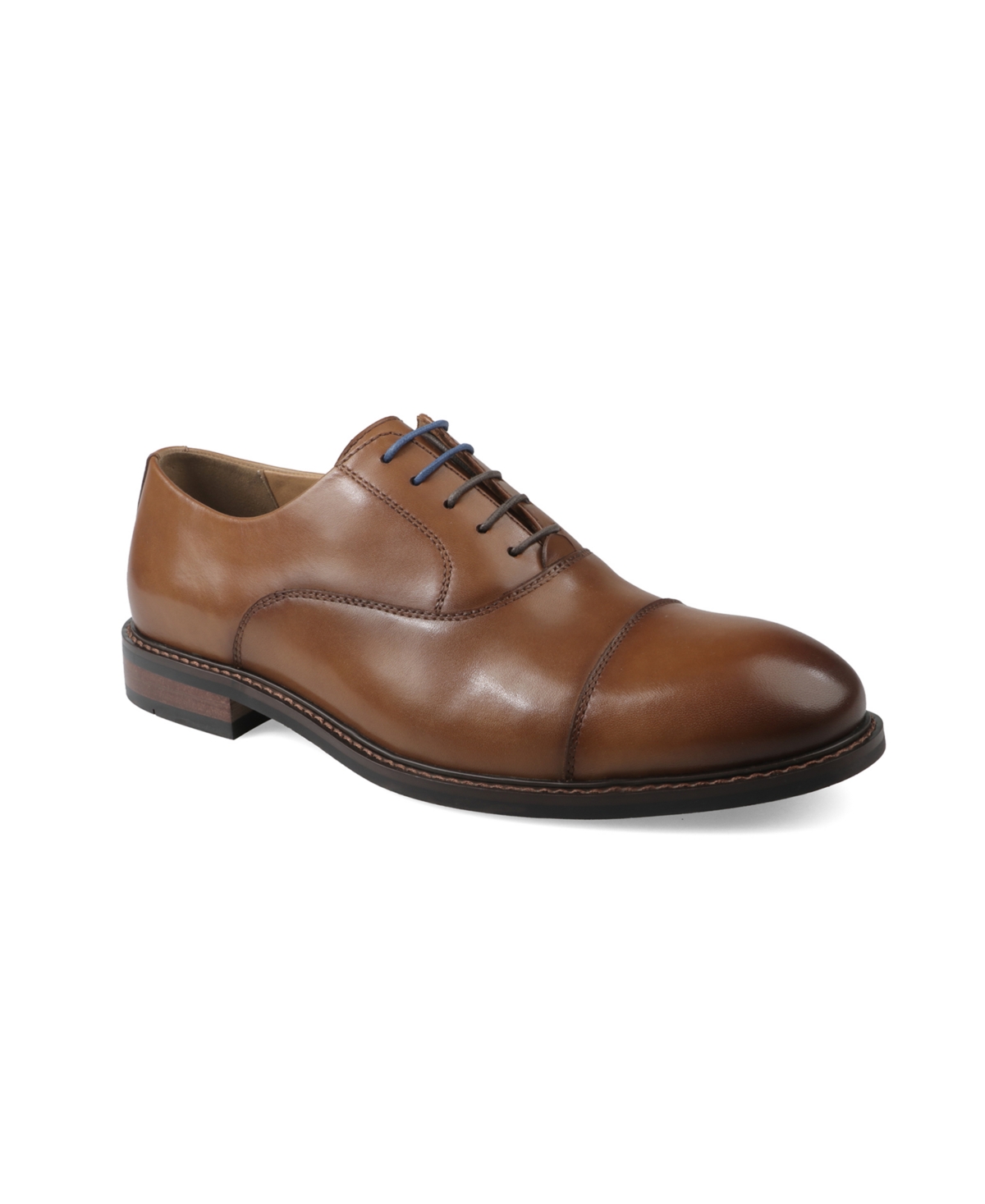 Click here for Bar Iii Mens Ashtonn Cap-Toe Leather Oxford Dress... prices