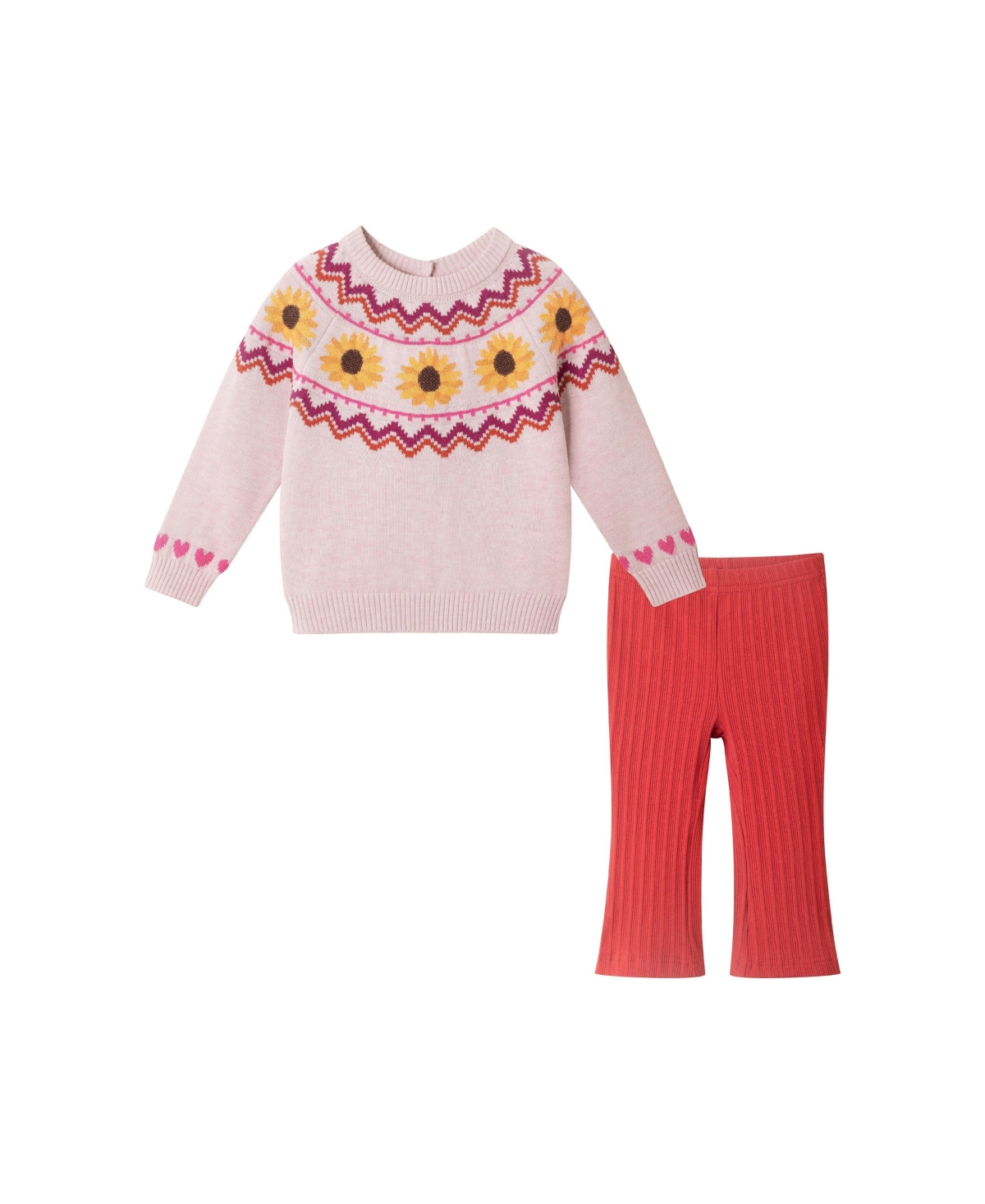 Click here for Andy & Evan Infant Girls Oatmeal Sunflower Fair Is... prices