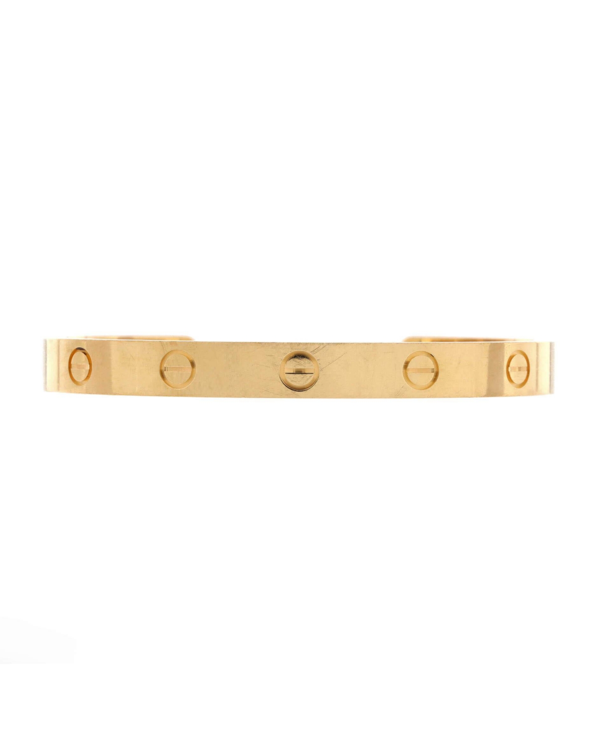 Click here for Pre-Owned Cartier Love Cuff Bracelet - 18k yellow... prices