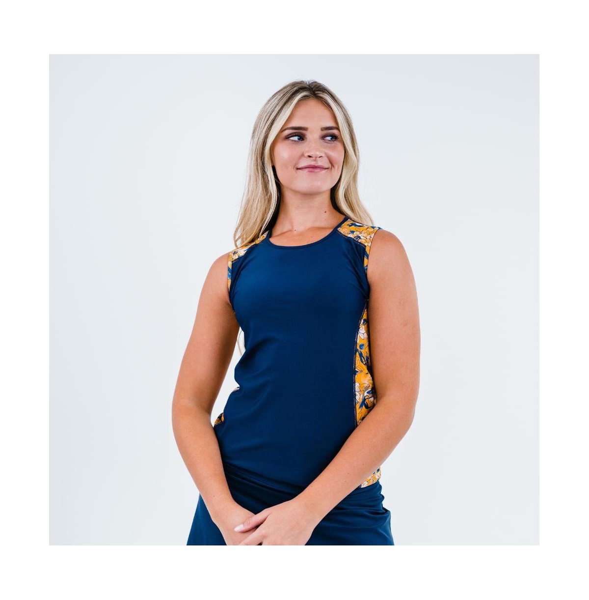 Click here for Calypsa Womens Plus Size Loose Fit Maya Swim Top -... prices