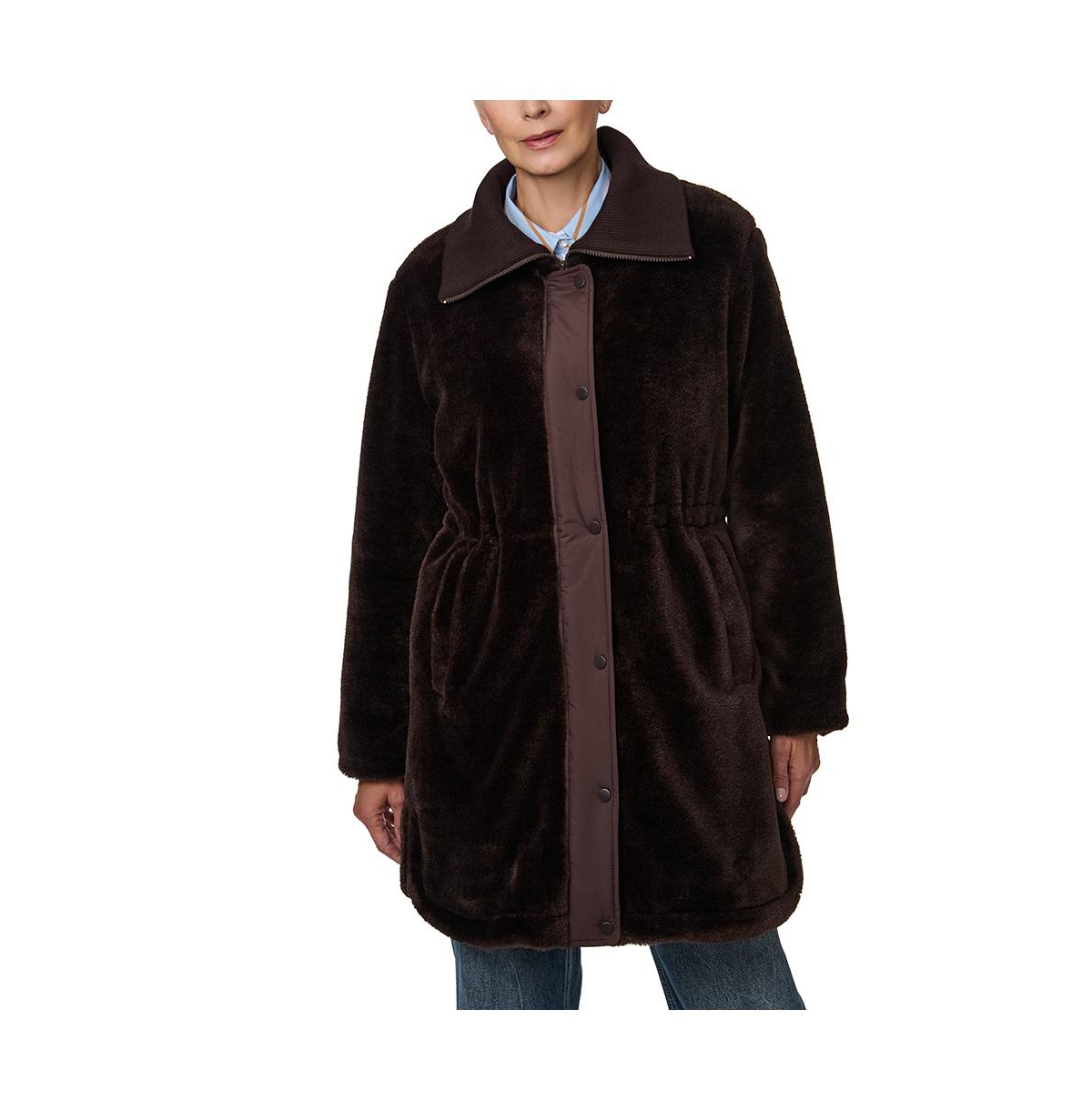 Click here for Bernardo Soft Sherpa Anorak - Chocolate prices
