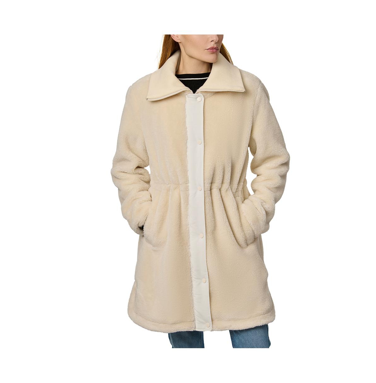 Click here for Bernardo Soft Sherpa Anorak - Cream prices