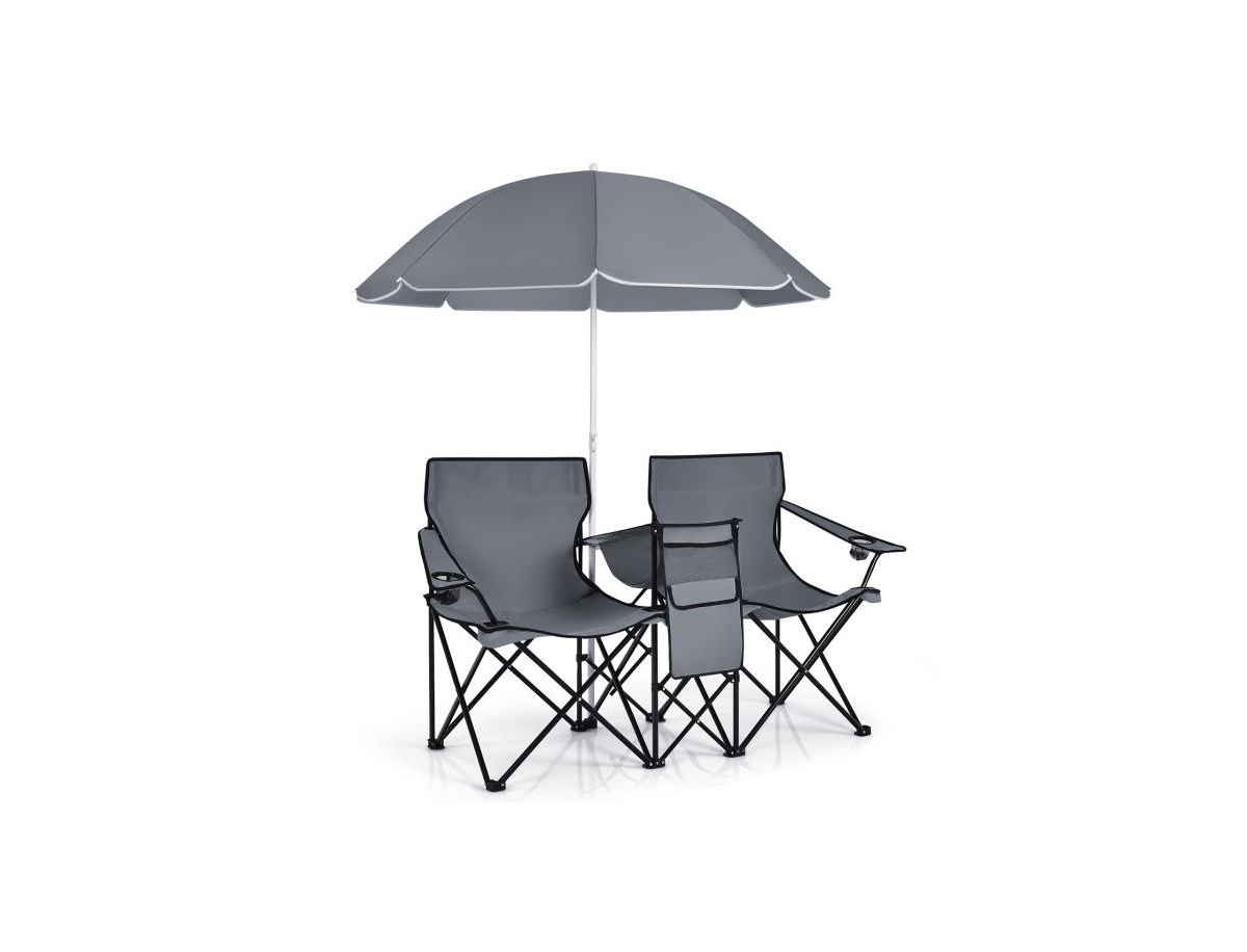 Click here for Akiudex portable folding picnic double chair with... prices