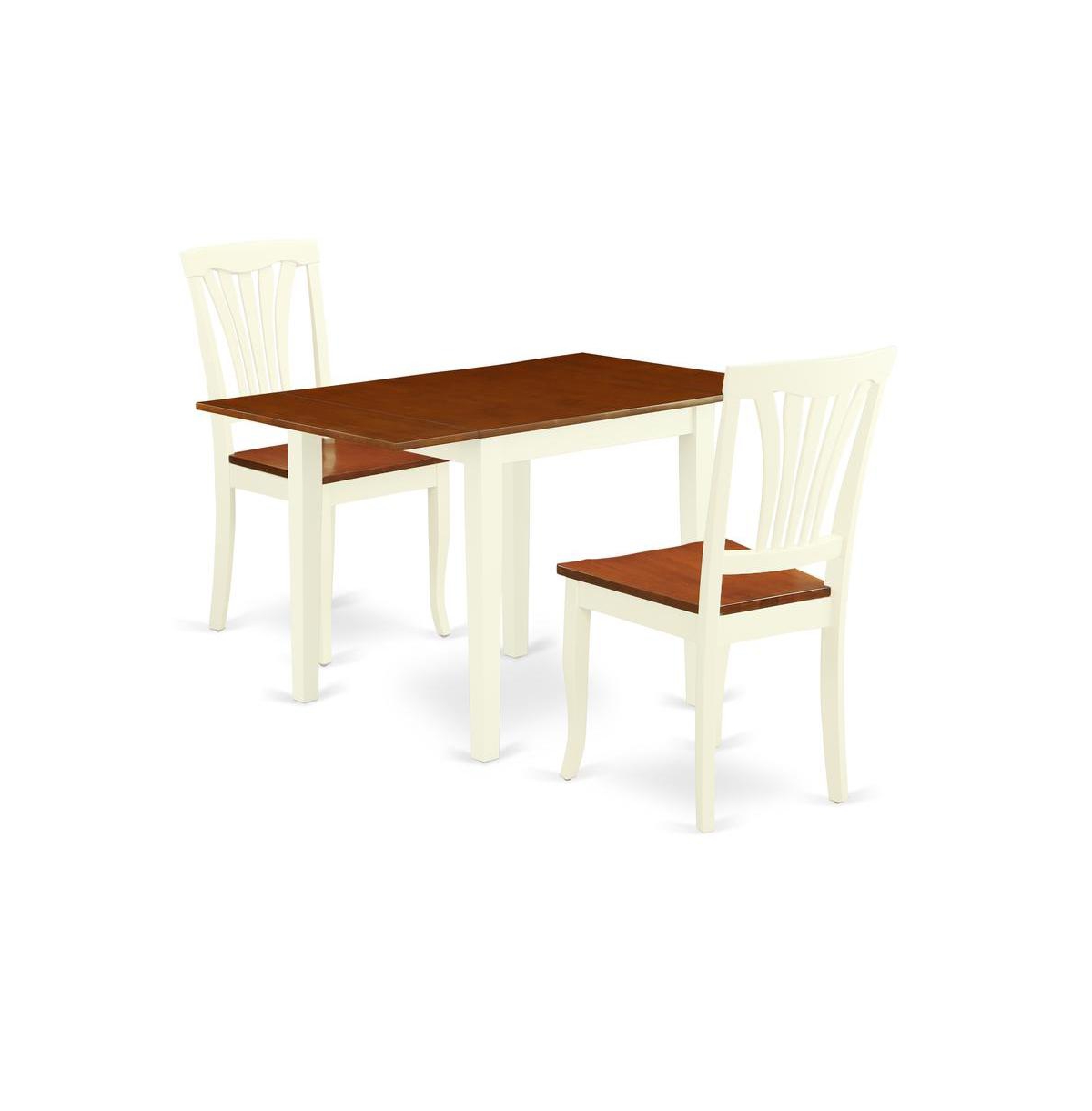 Click here for East West Furniture Dining Room Set Buttermilk & C... prices