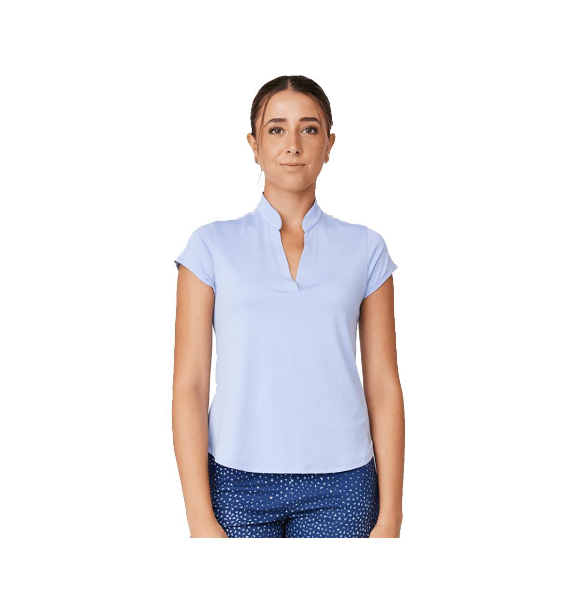 Click here for Sofibella Lilac Dream Cap Sleeve Womens Golf Top -... prices