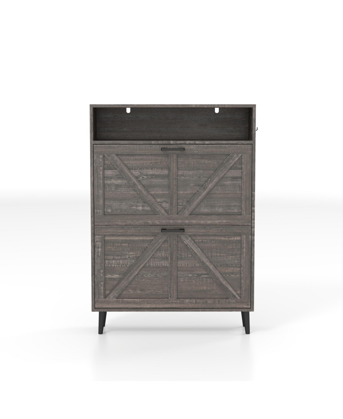 Click here for Farmhouse Shoe Storage Cabinet with Barn Door Desi... prices