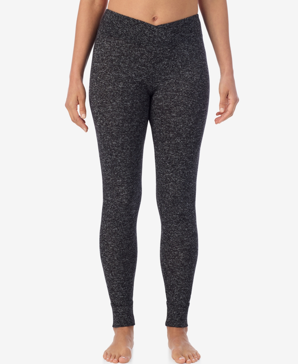 Click here for Cuddl Duds Petite Soft Knit Leggings - Heather coa... prices