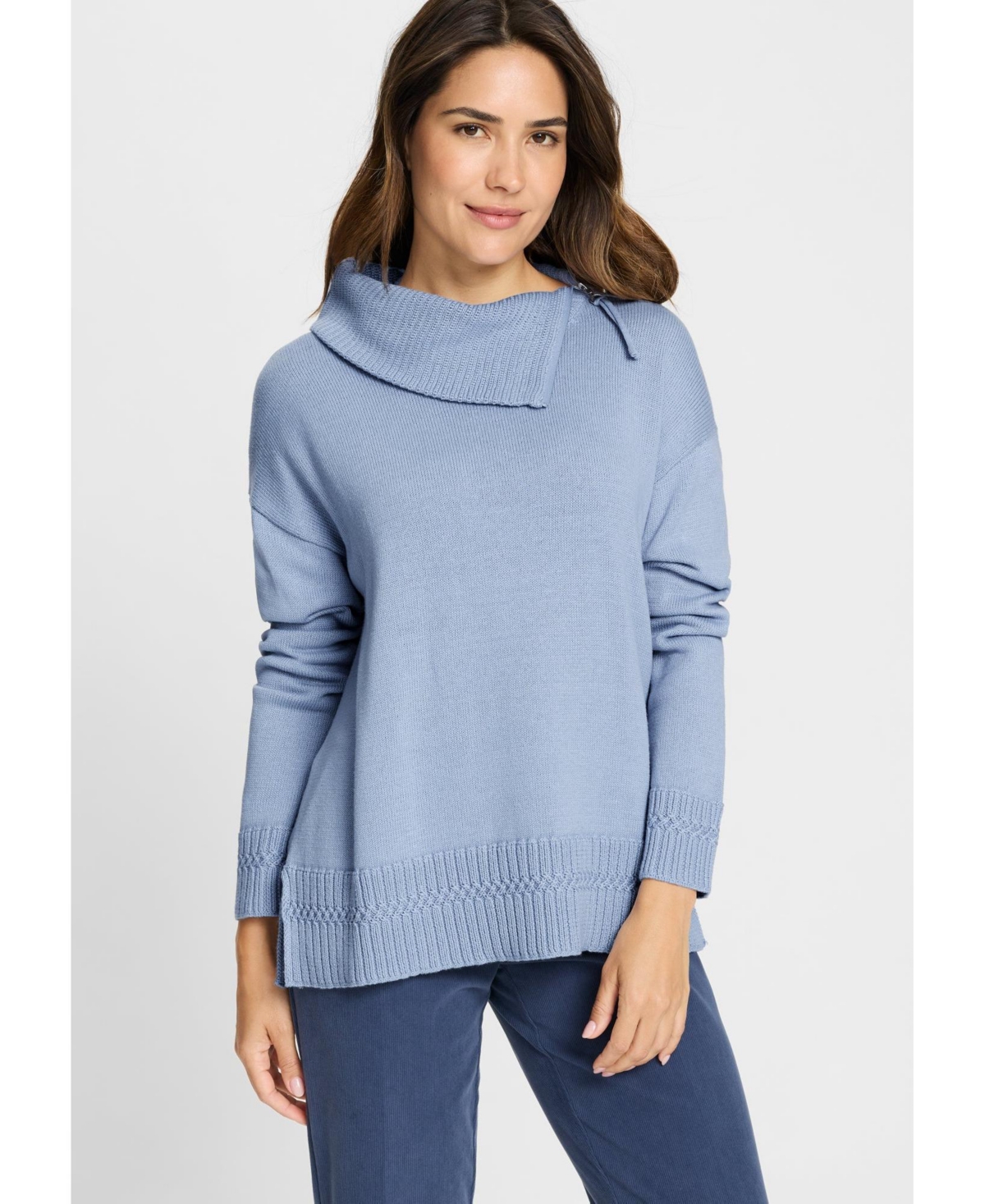 Click here for Olsen Womens Sweater with Convertible Neckline - B... prices
