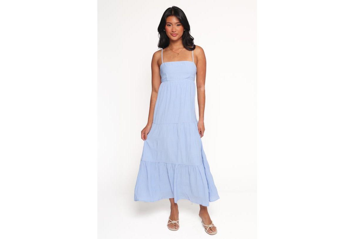 Click here for Petal and Pup Womens Nina Maxi Dress - Dusty blue prices