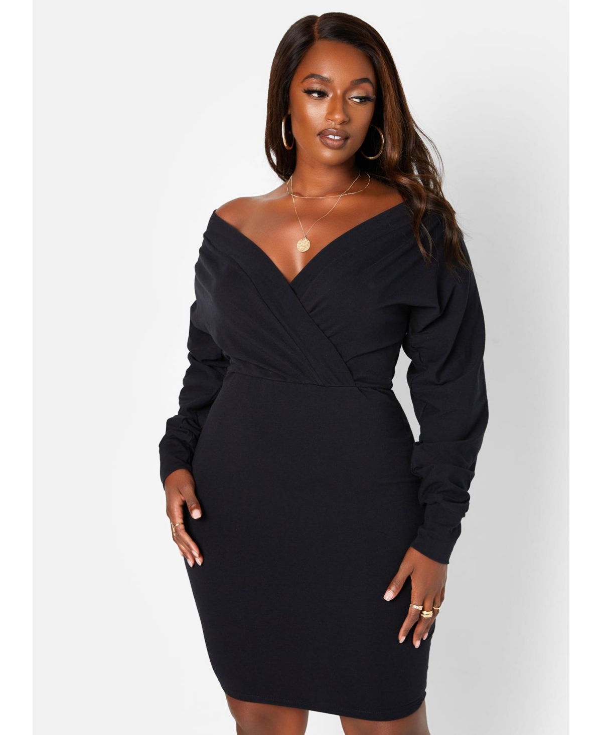 Click here for Msgd Womens On Your Mind Cotton Mini Bodycon Dress... prices