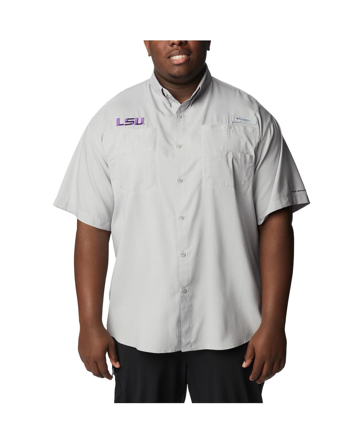 Click here for Columbia Mens Gray Lsu Tigers Big Tall Tamiami Omn... prices