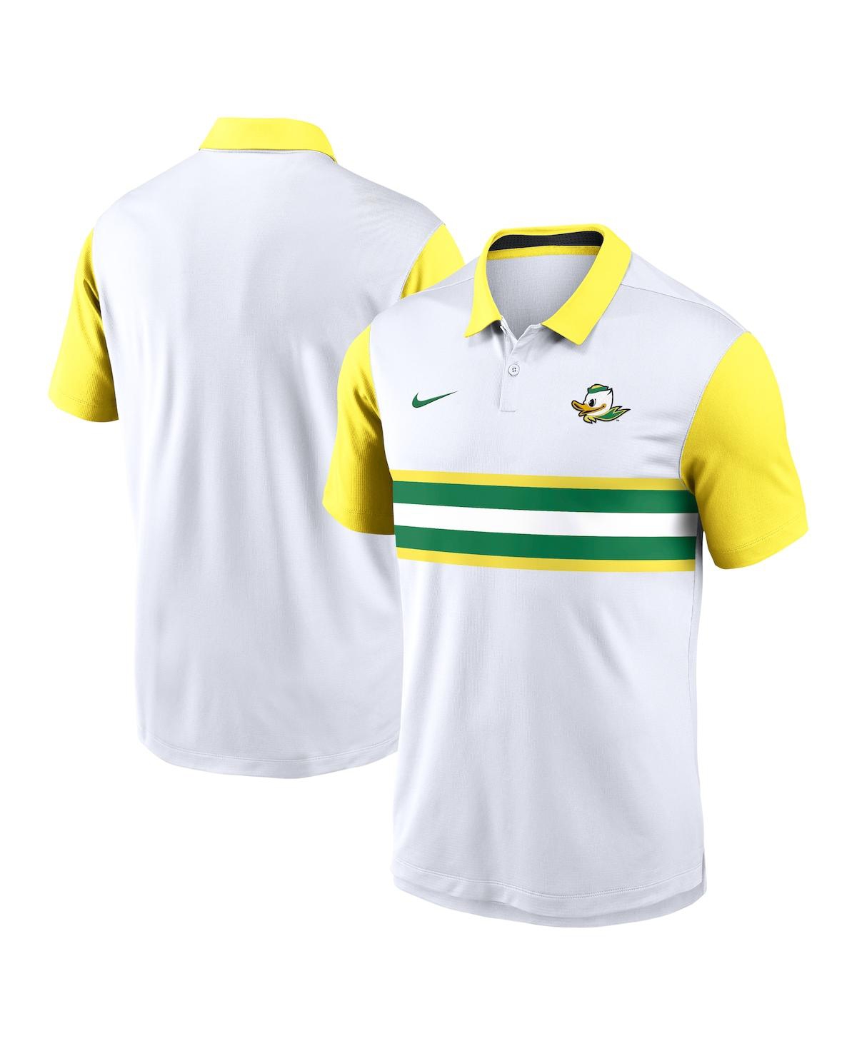 Click here for Nike Mens White/Yellow Oregon Ducks Athletic Prep... prices