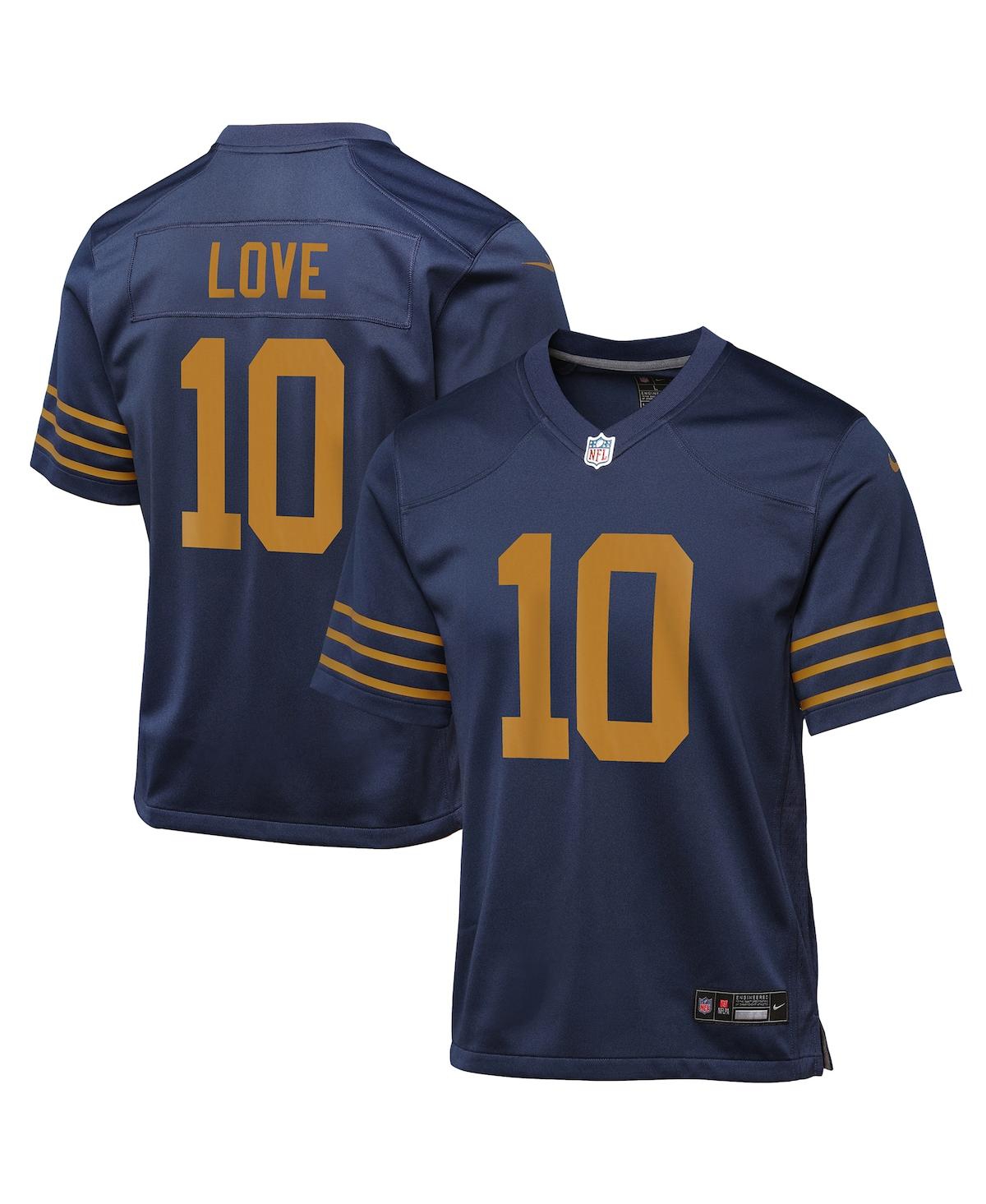 Click here for Nike Big Boys and Girls Jordan Love Navy Green Bay... prices