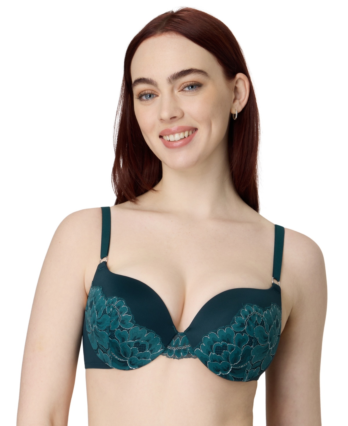 Click here for Maidenform Love the Lift Rose Gold Lace Push Up Br... prices
