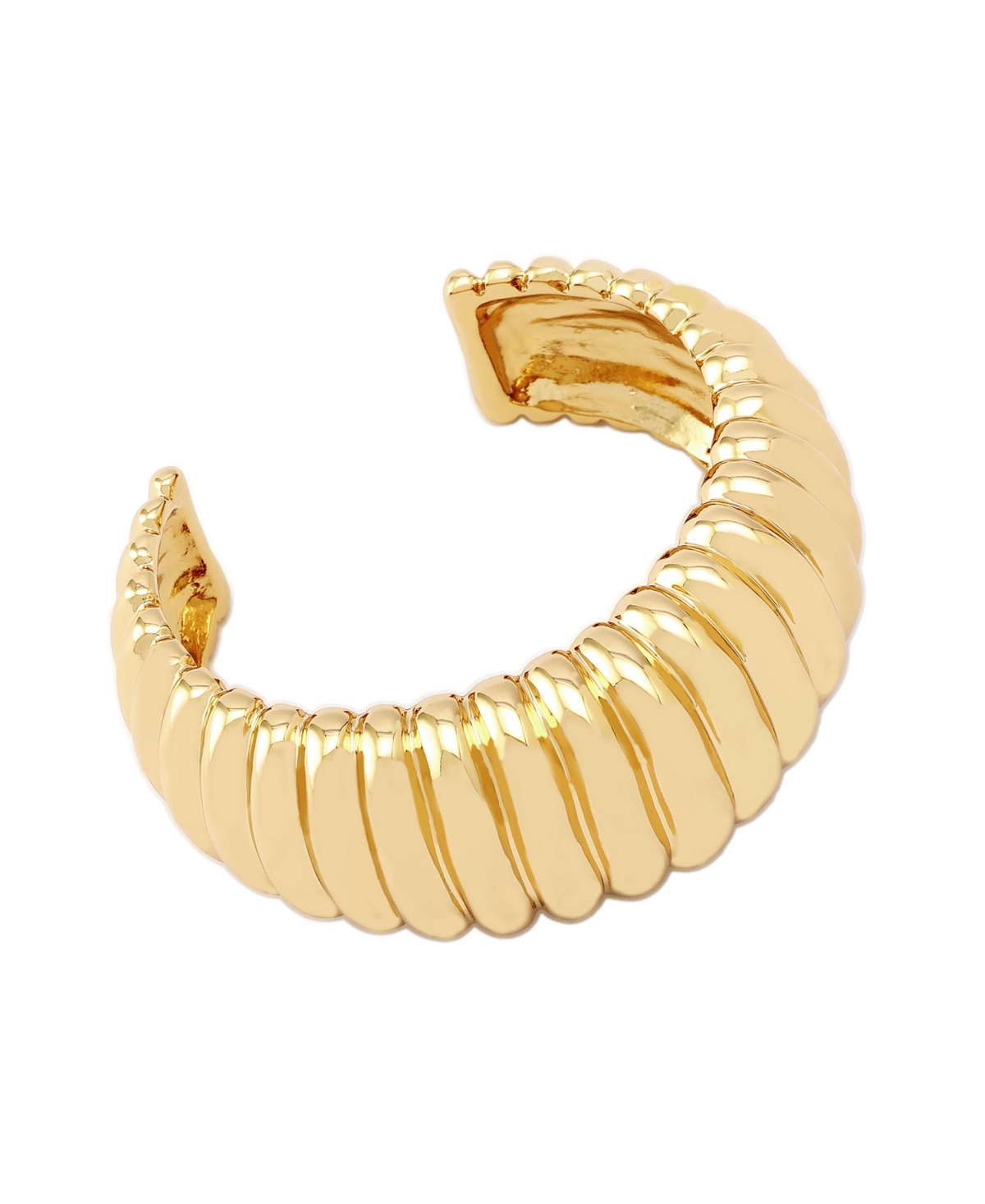 Click here for Robert Lee Morris Soho Gold Ribbed Tube Cuff Brace... prices