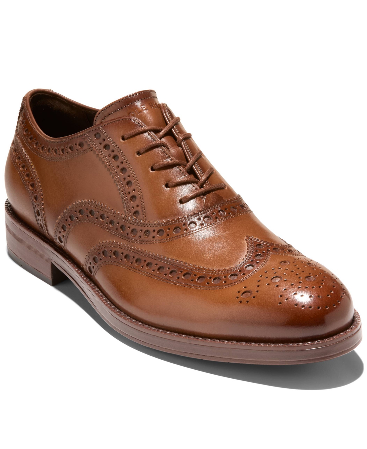 Click here for Cole Haan Mens Ledley Grand Wingtip Oxford Shoes -... prices