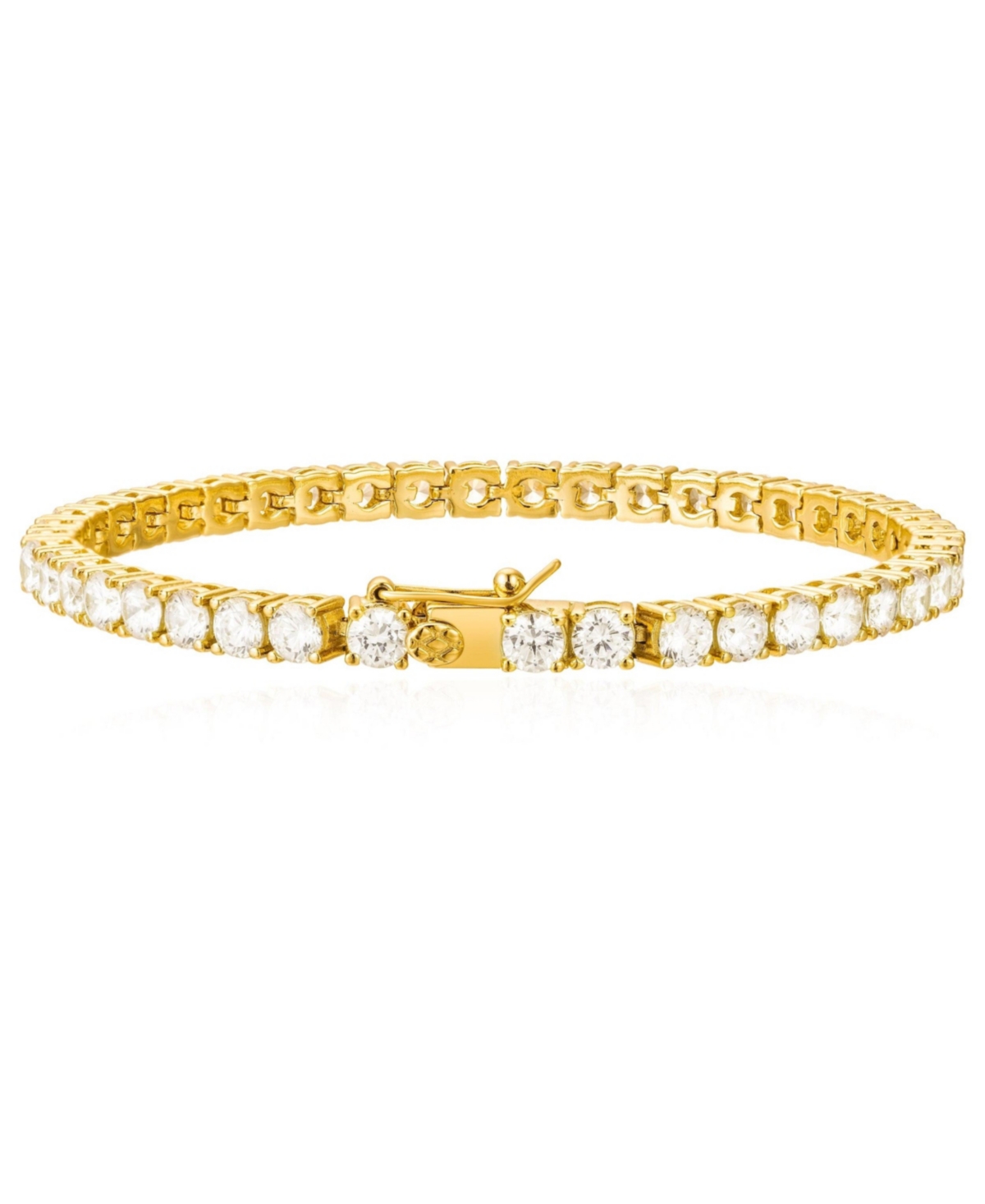 Click here for Zoe Tennis Bracelet - Gold prices