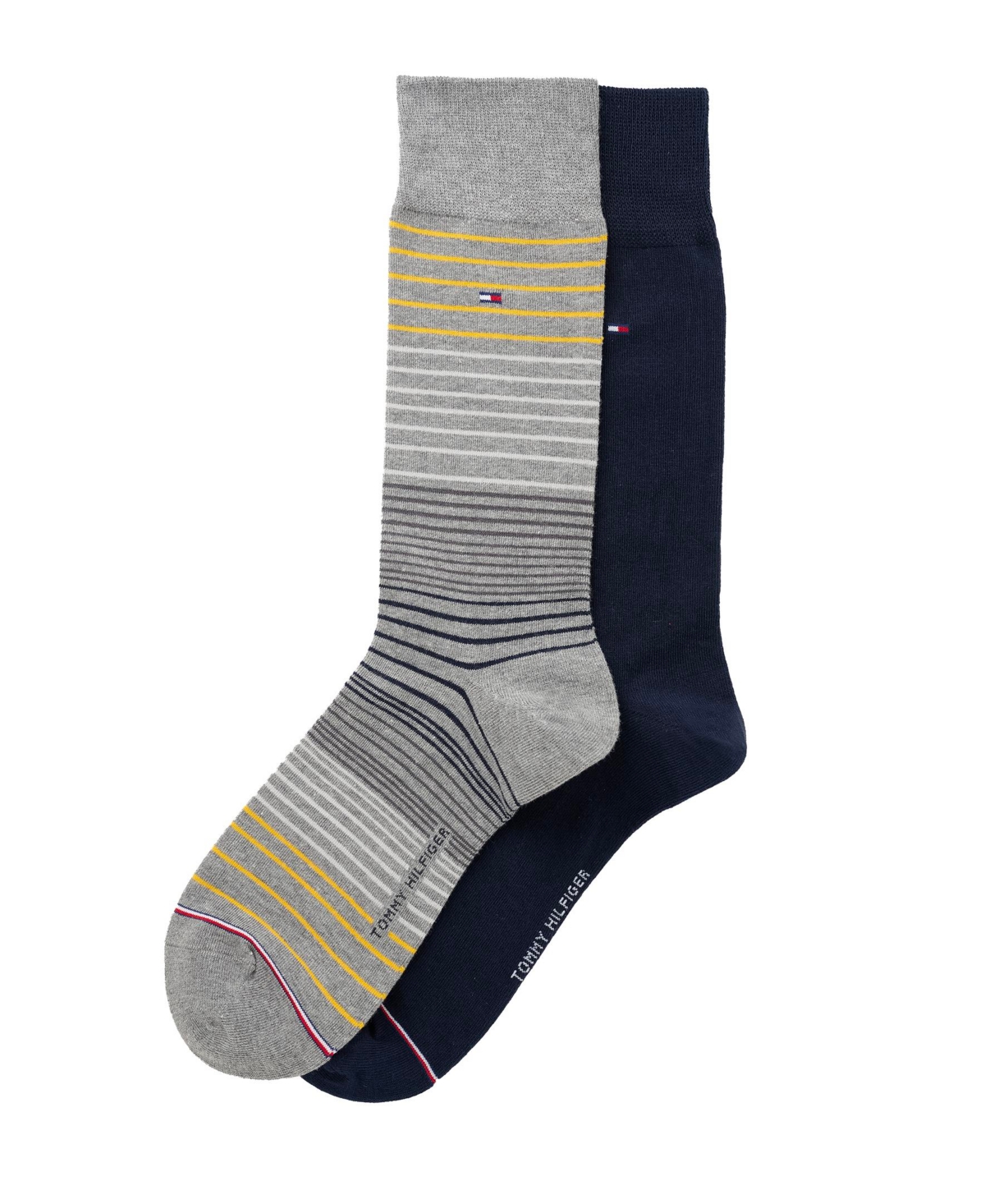 Click here for Tommy Hilfiger Mens Dress Crew Socks  2-Pack - Gra... prices