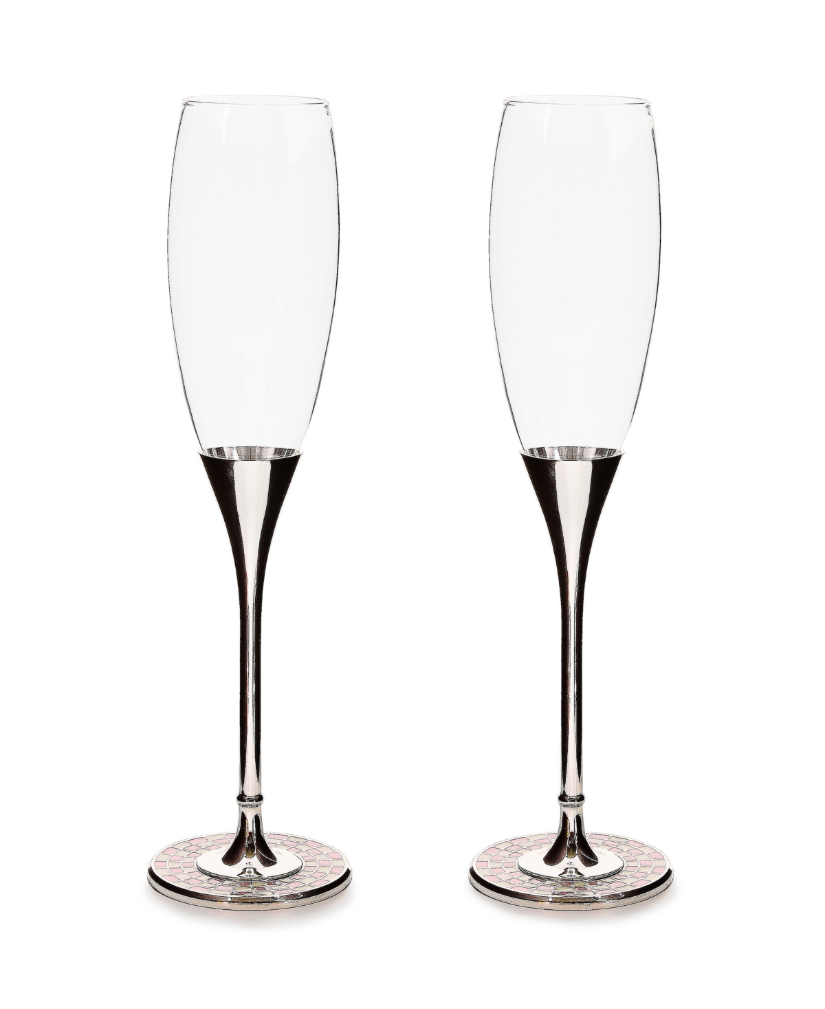 Click here for MacKenzie-Childs Celebrate Rosy Toasting Flutes  S... prices