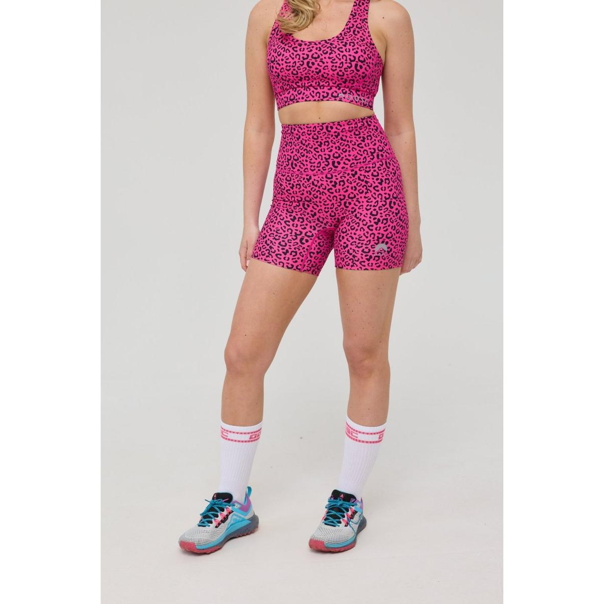 Click here for Oosc Womens Infinite High Waisted Shorts - Pink Le... prices