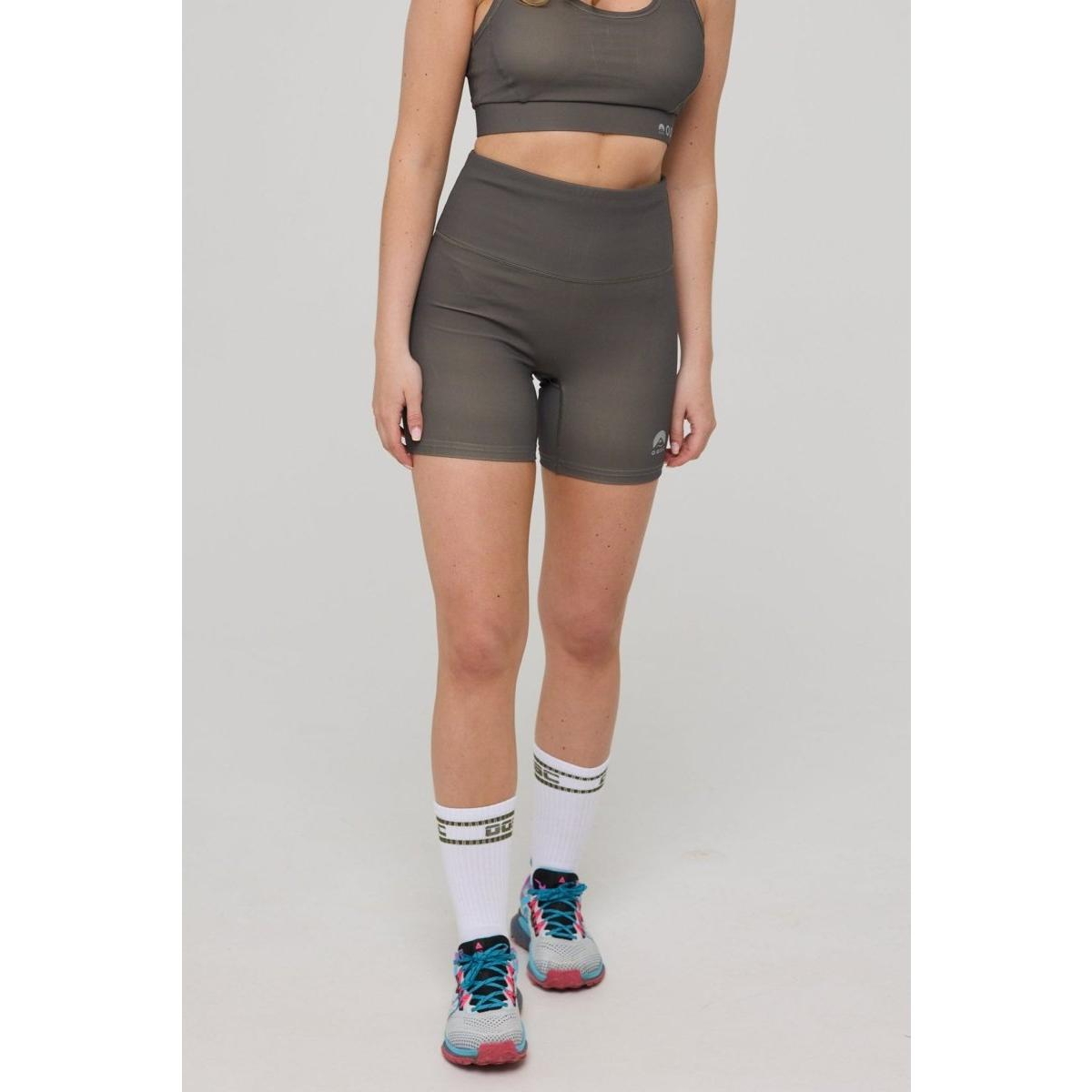 Click here for Oosc Womens Infinite High Waisted Shorts - Khaki -... prices