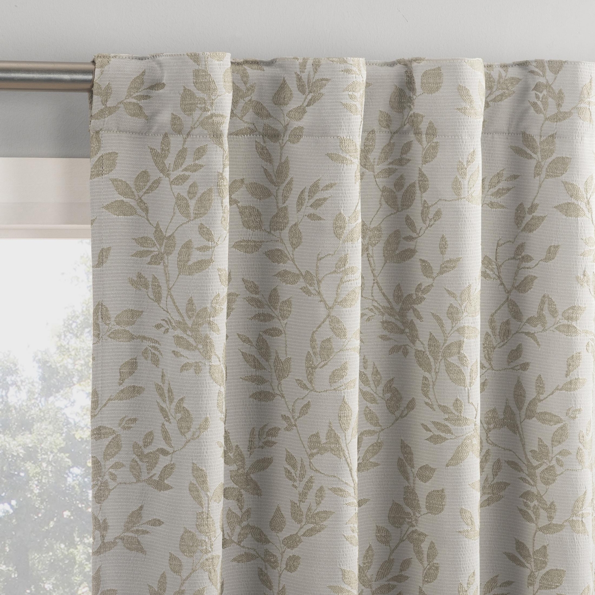 Click here for Sun Zero Elmira Foliage Woven Jacquard 100 Blackou... prices
